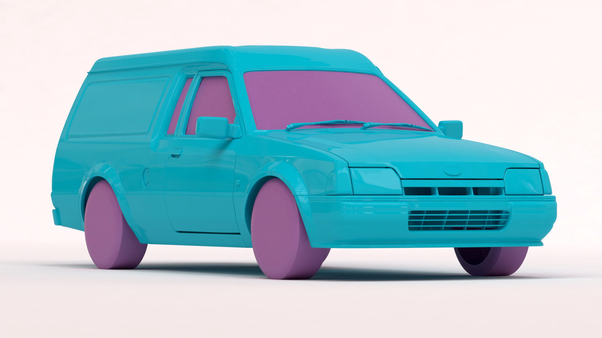 Escort 4Thgen Van Shell Print Kit - 3D Model by bayazoff