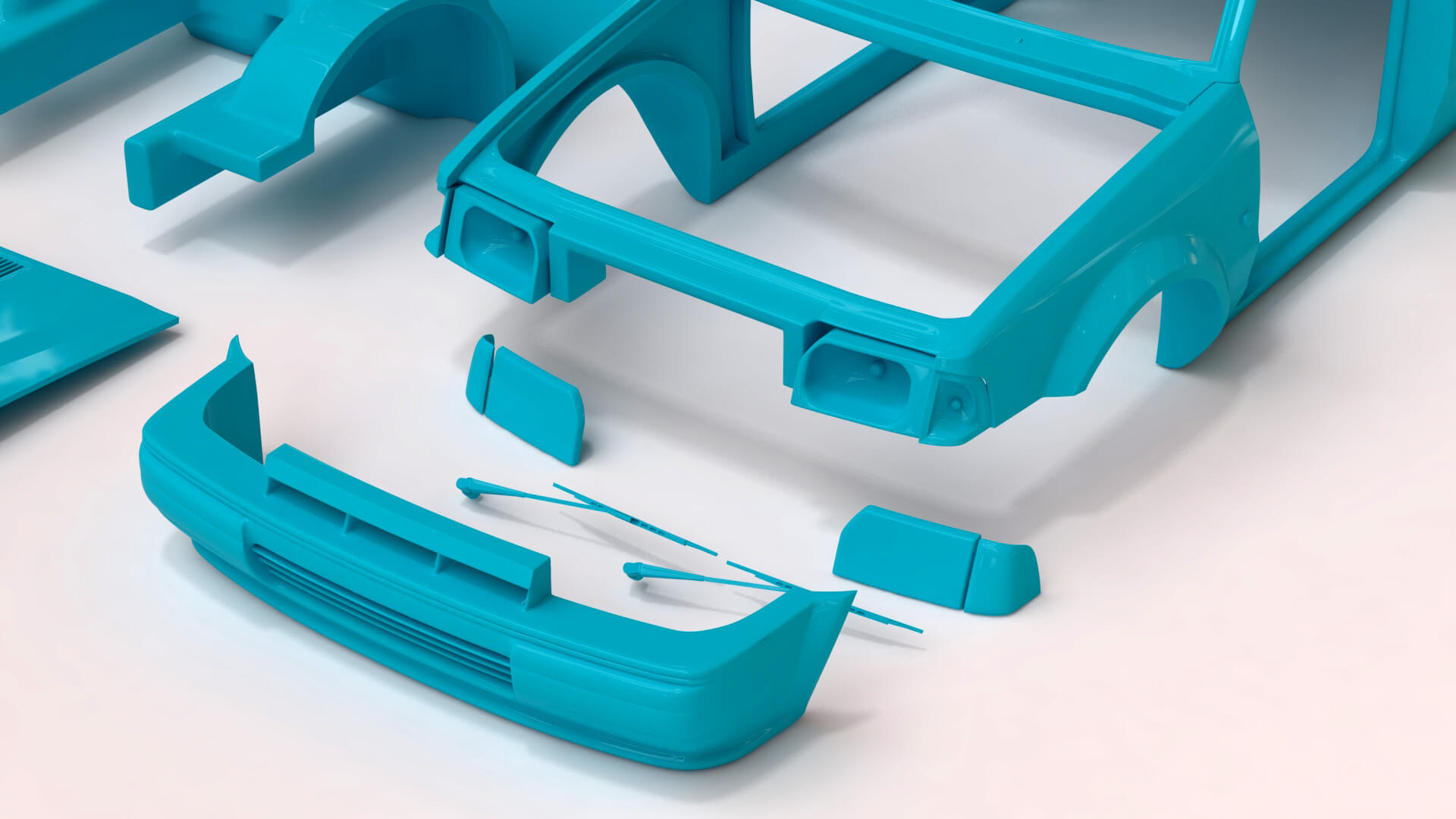 Escort 4Thgen Van Shell Print Kit - 3D Model by bayazoff