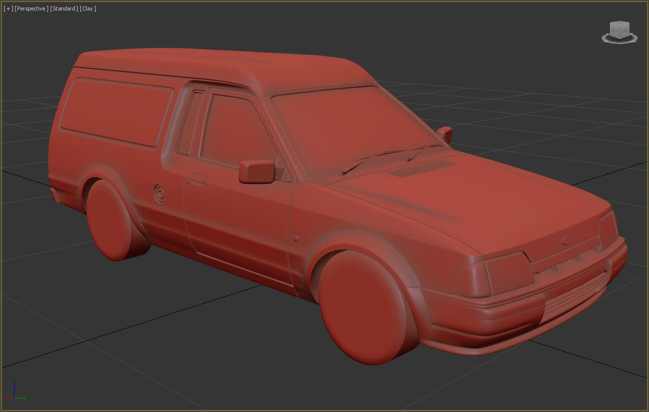 Escort 4Thgen Van Shell Print Kit - 3D Model by bayazoff