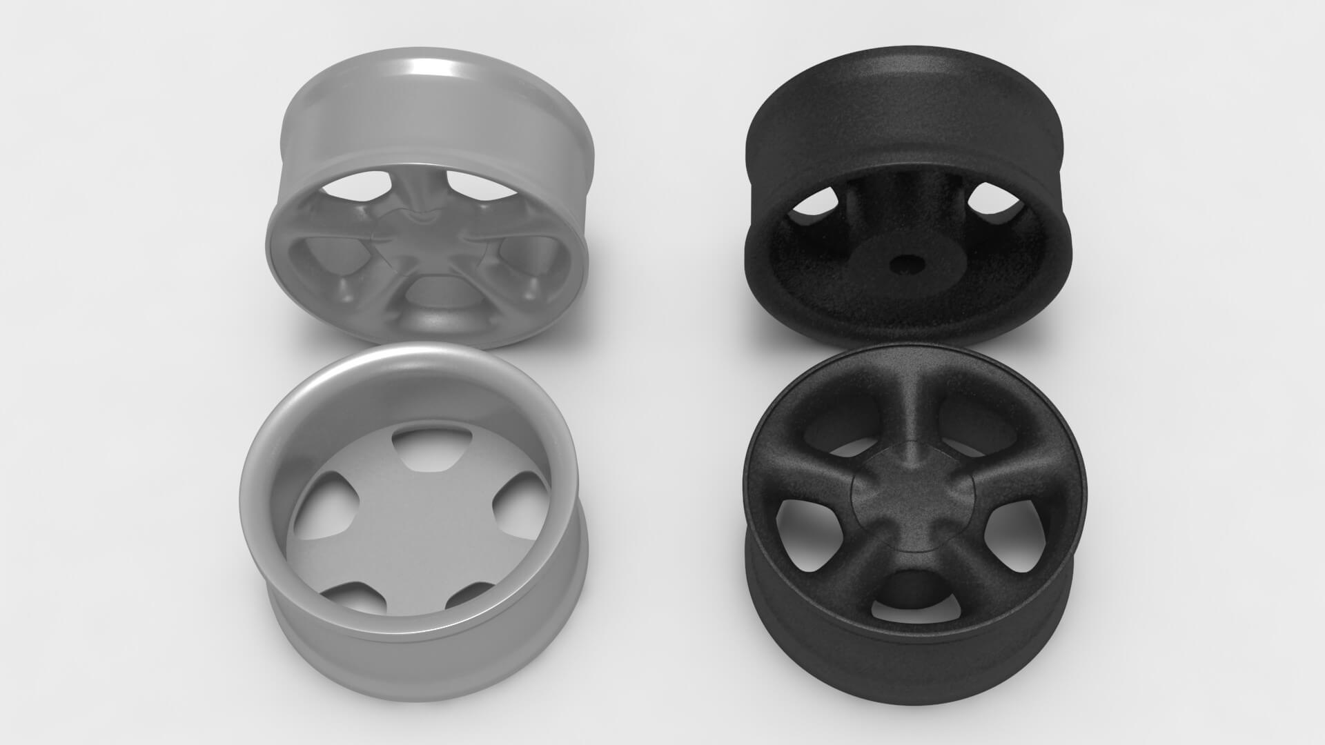 Escort Cosworth Printable Rim - 3D Model by bayazoff