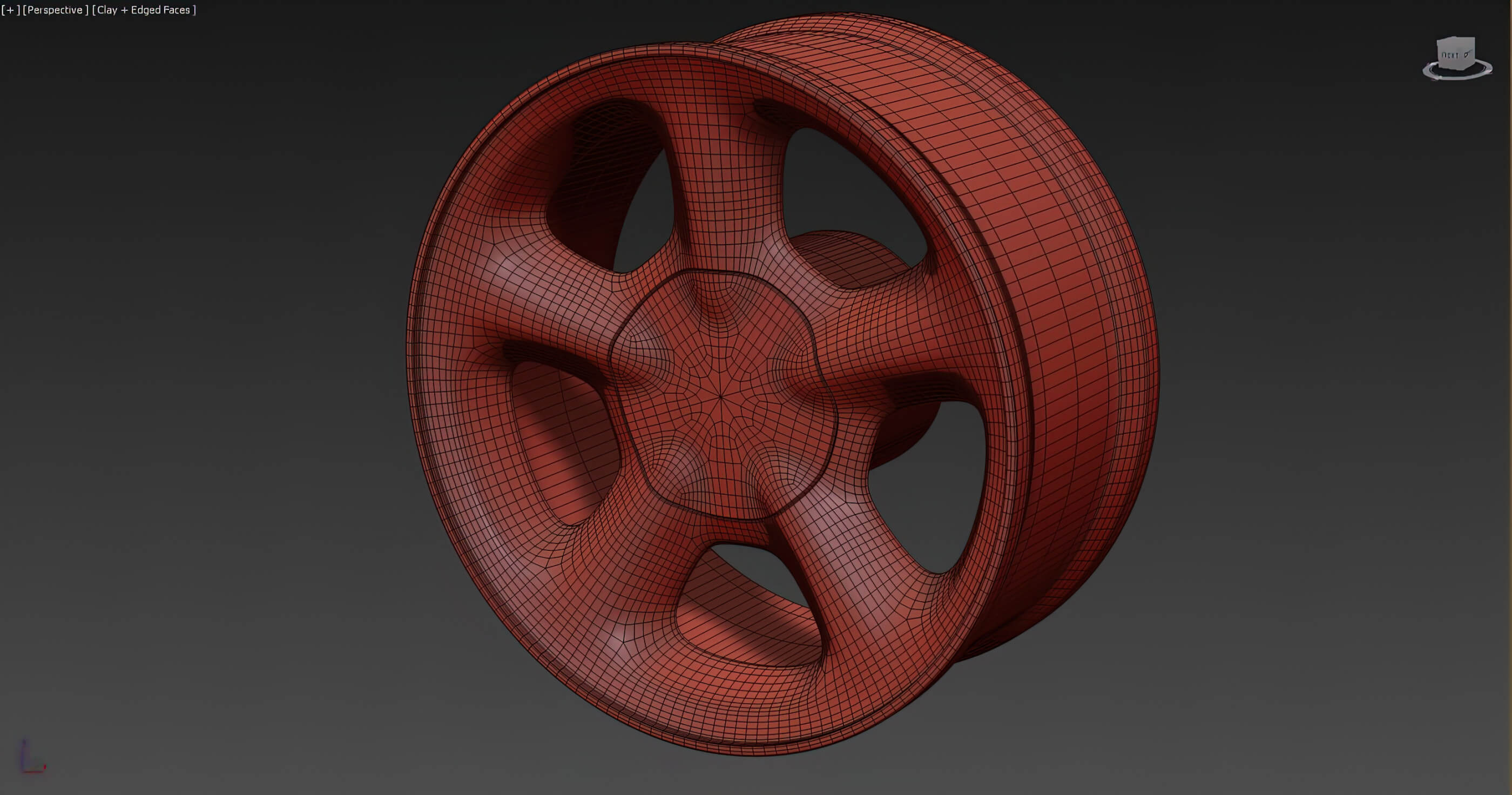 Escort Cosworth Printable Rim - 3D Model by bayazoff