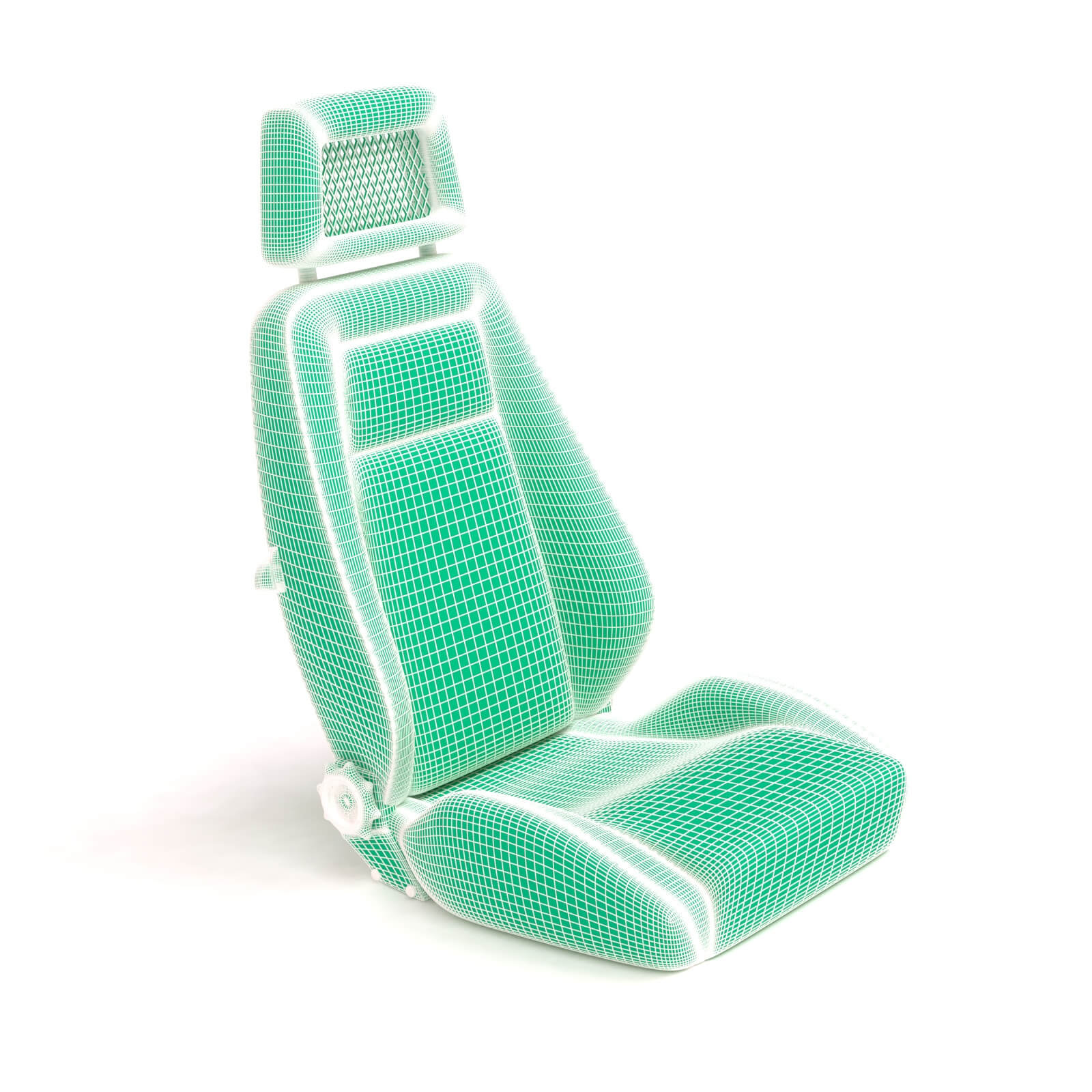 Escort Fishnet Front Seat Prntable - 3D Model by bayazoff