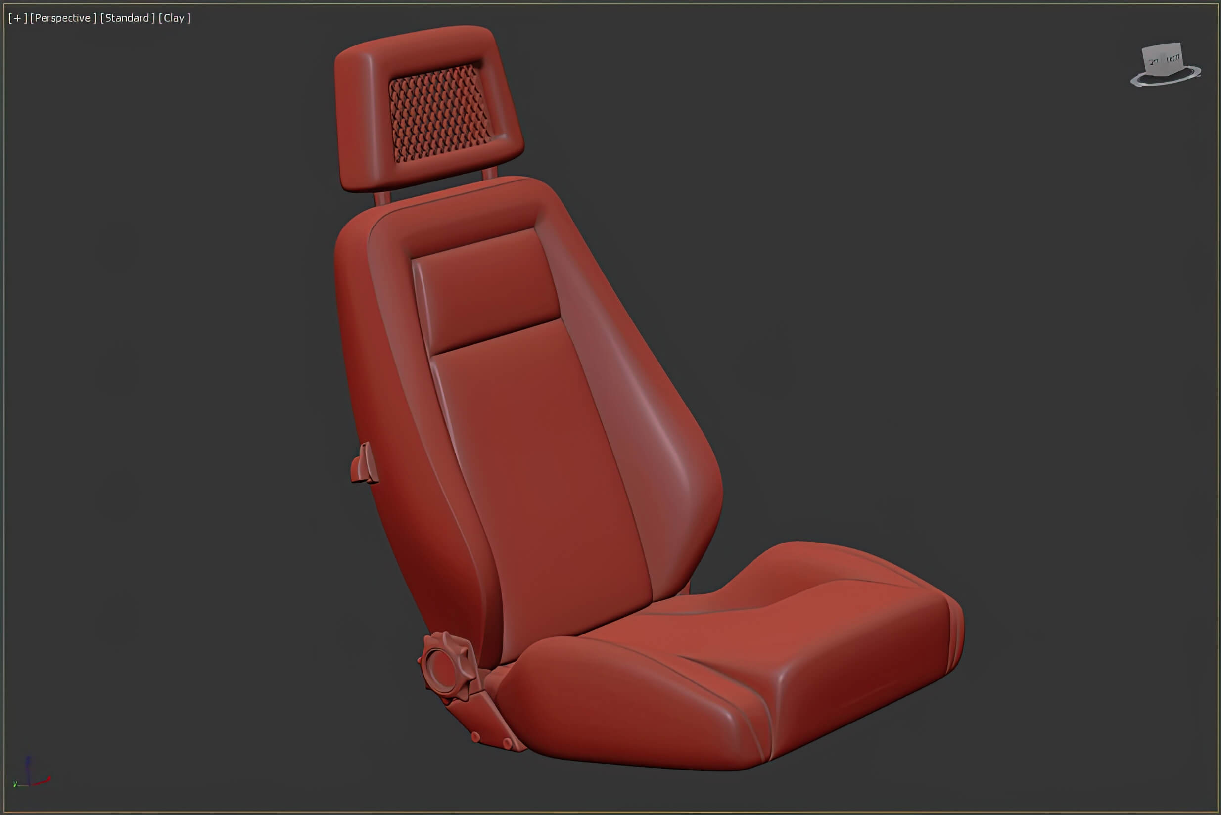 Escort Fishnet Front Seat Prntable - 3D Print Model by bayazoff