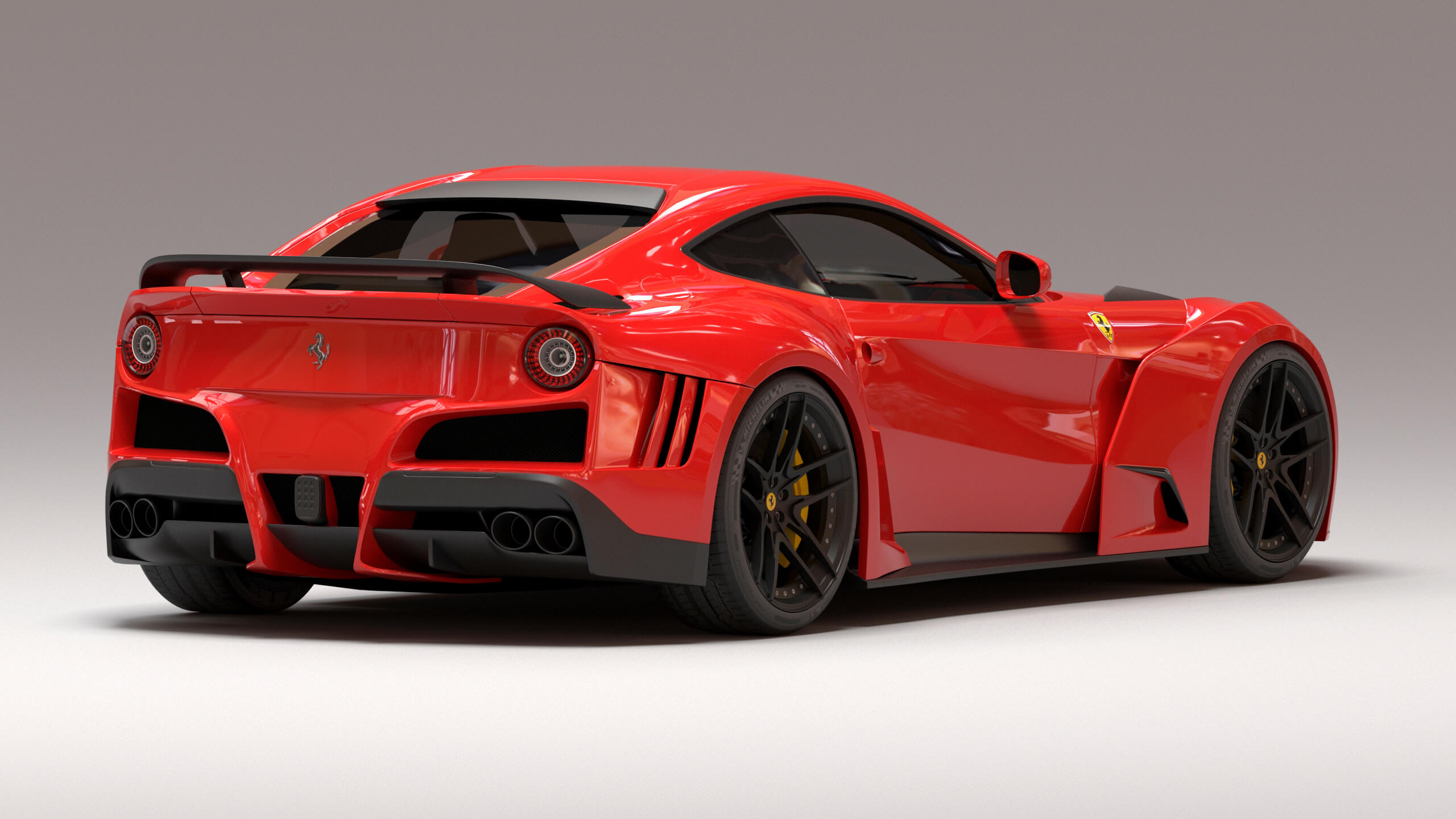 F12 Novitec Rosso N-Largo S Body Kit 3D Model by bayazoff