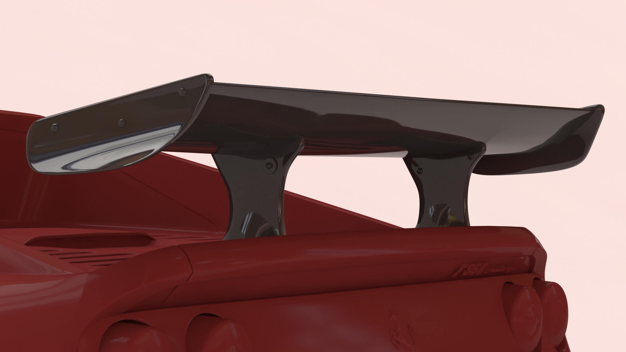 F355 Challenge Spoiler Printable - 3D Model by bayazoff