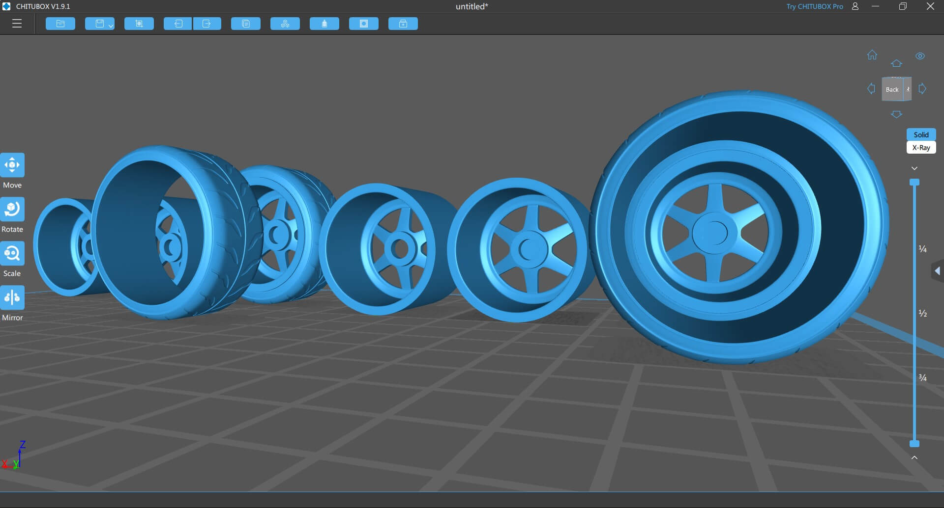 F40 Liberty Walk Wheels Standalone - 3D Model by bayazoff
