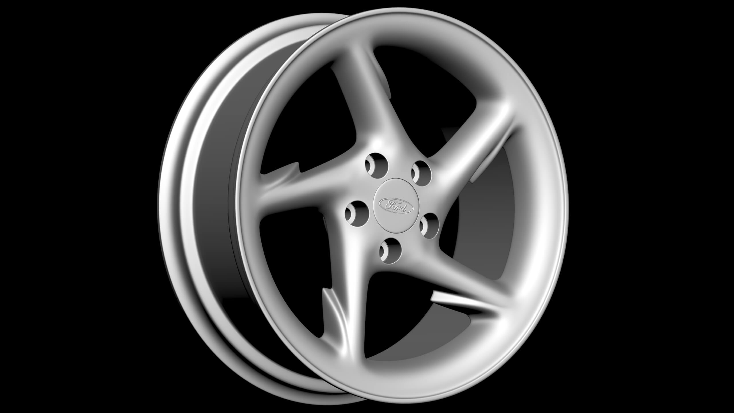 Falcon EF Sharkfin Wheel - 3D Model by bayazoff