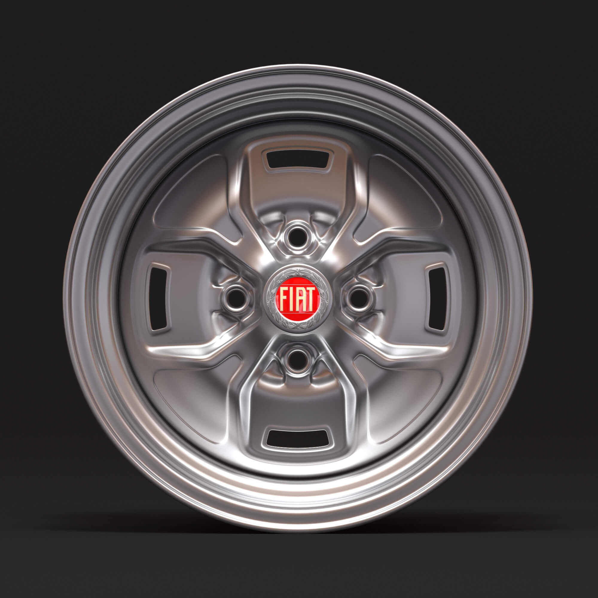 Fiat 123 Wheels - 3D Print Model by bayazoff