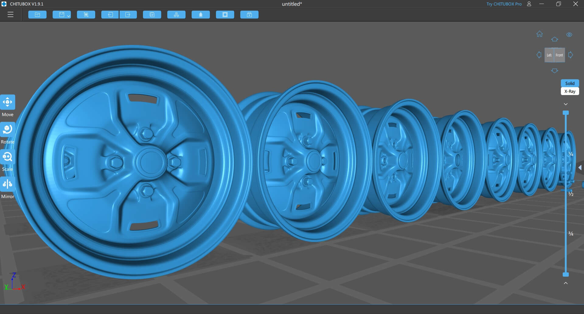 Fiat 123 Wheels - 3D Model by bayazoff
