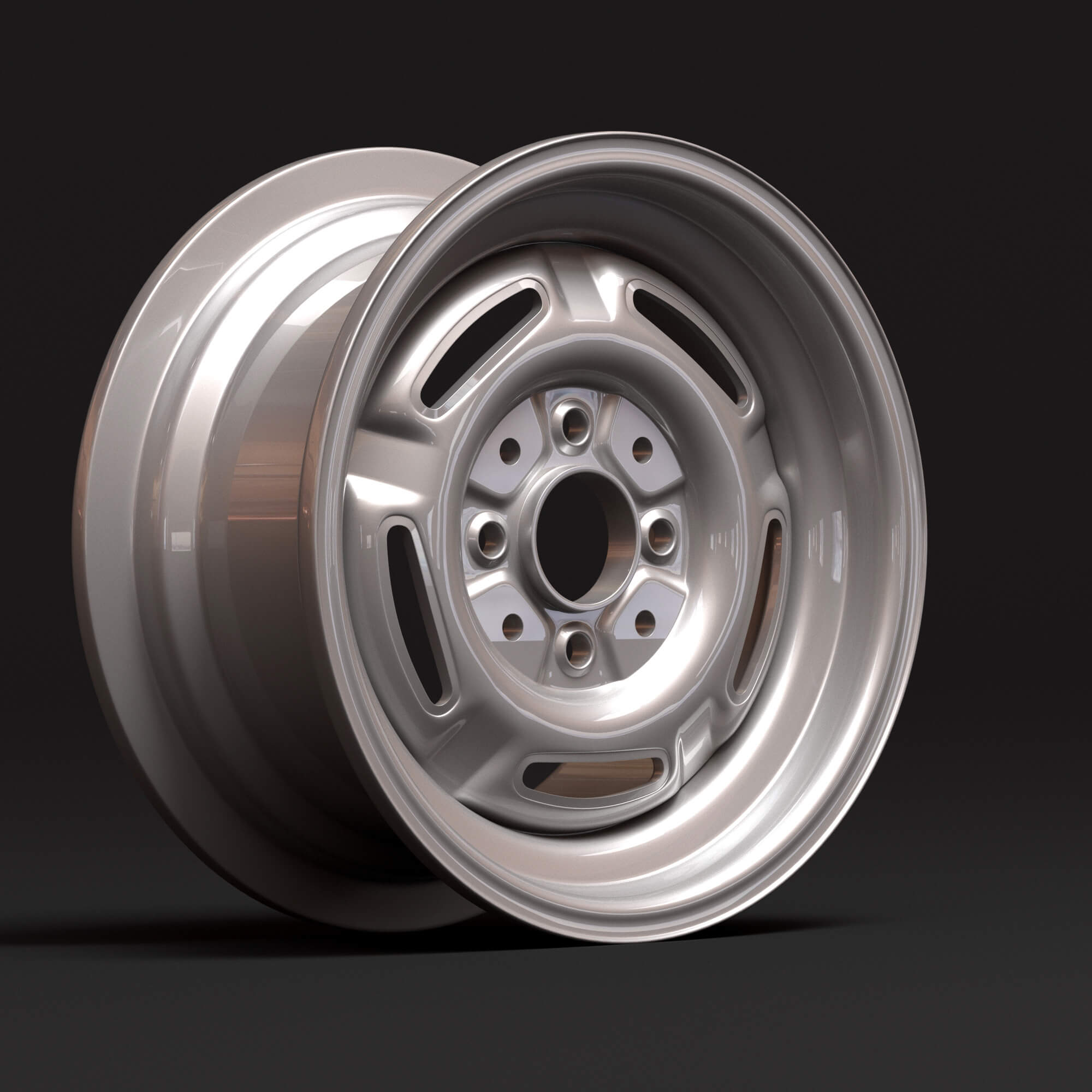Fiesta MK2 6J Steel Wheels - 3D Model by bayazoff
