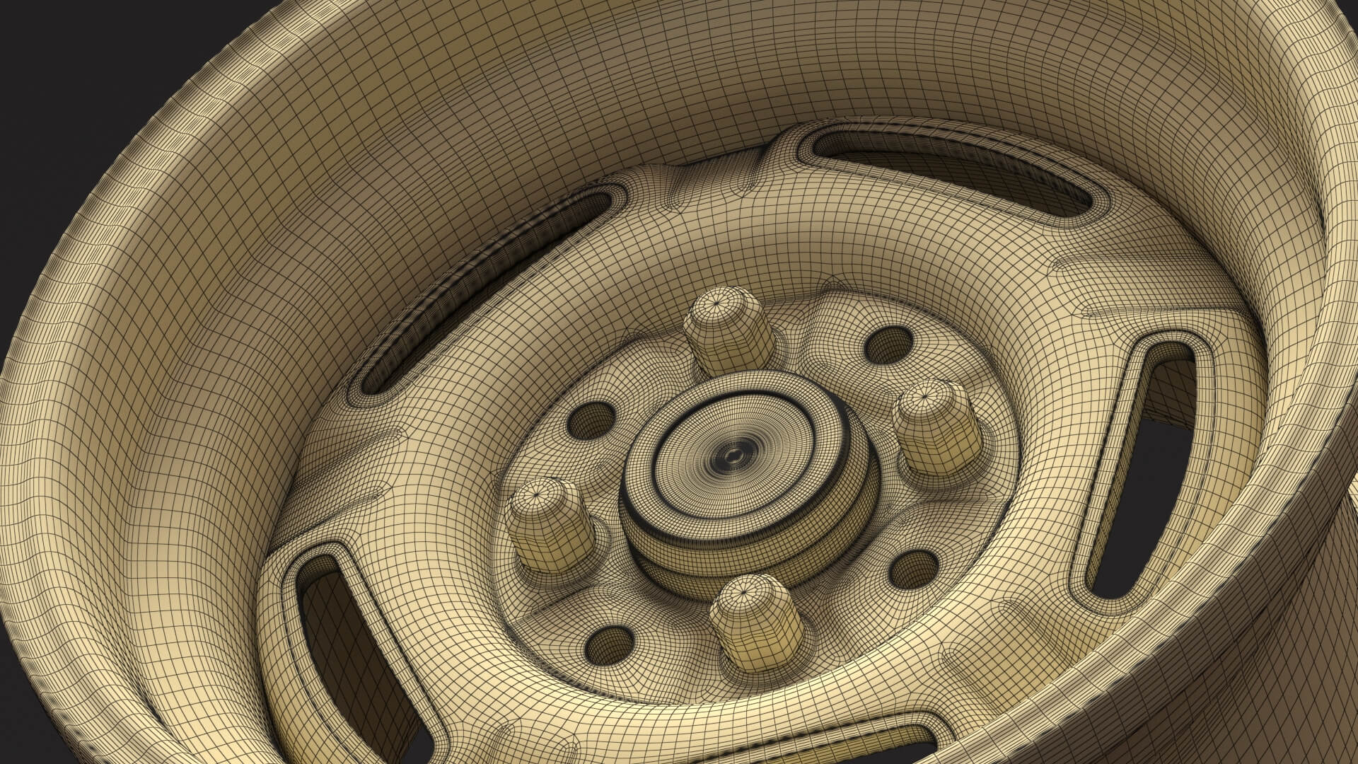 Fiesta MK2 6J Steel Wheels - 3D Model by bayazoff