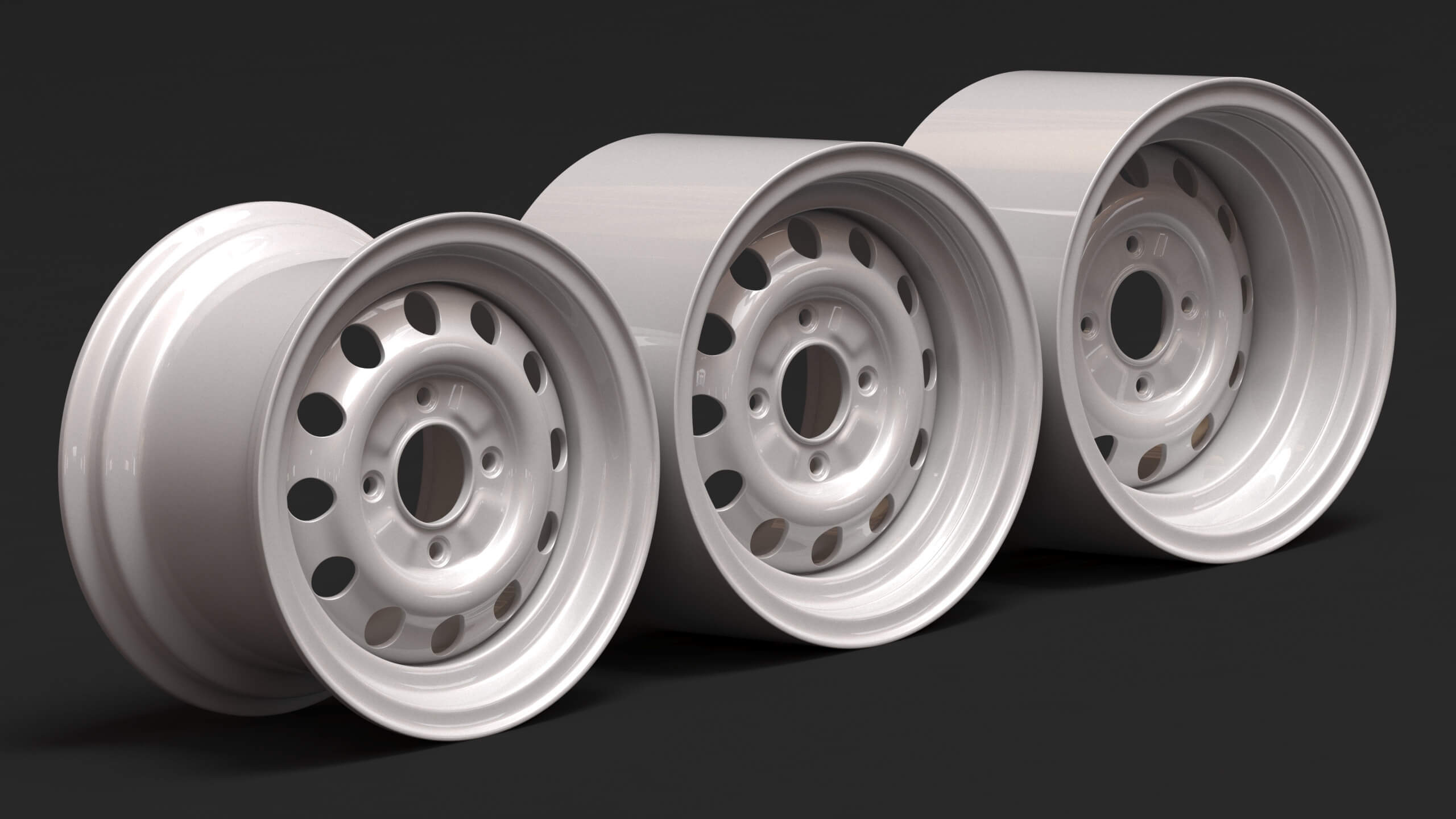 Fiesta MK2 Steel Rim Printable - 3D Model by bayazoff
