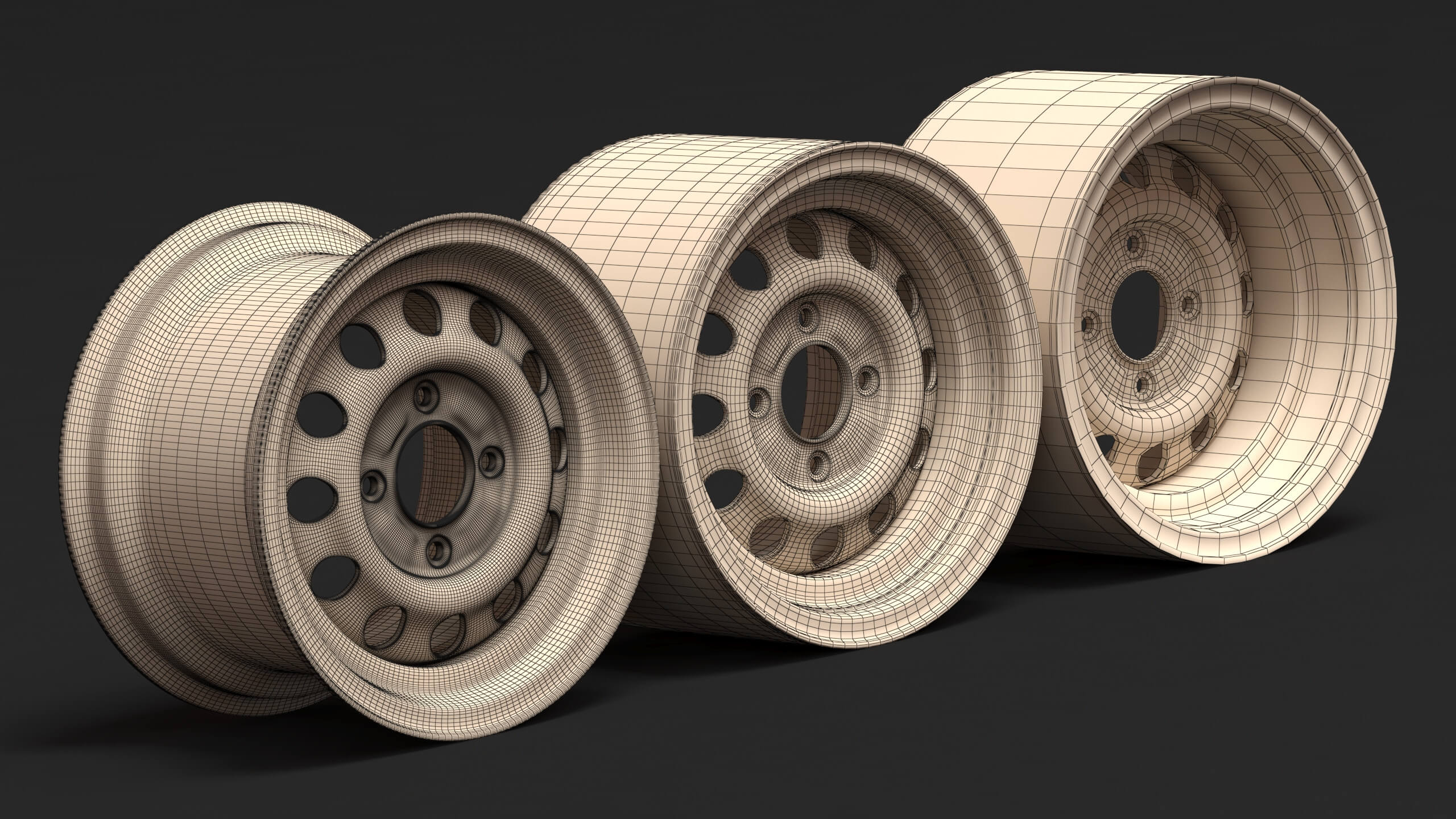 Fiesta MK2 Steel Rim Printable - 3D Model by bayazoff