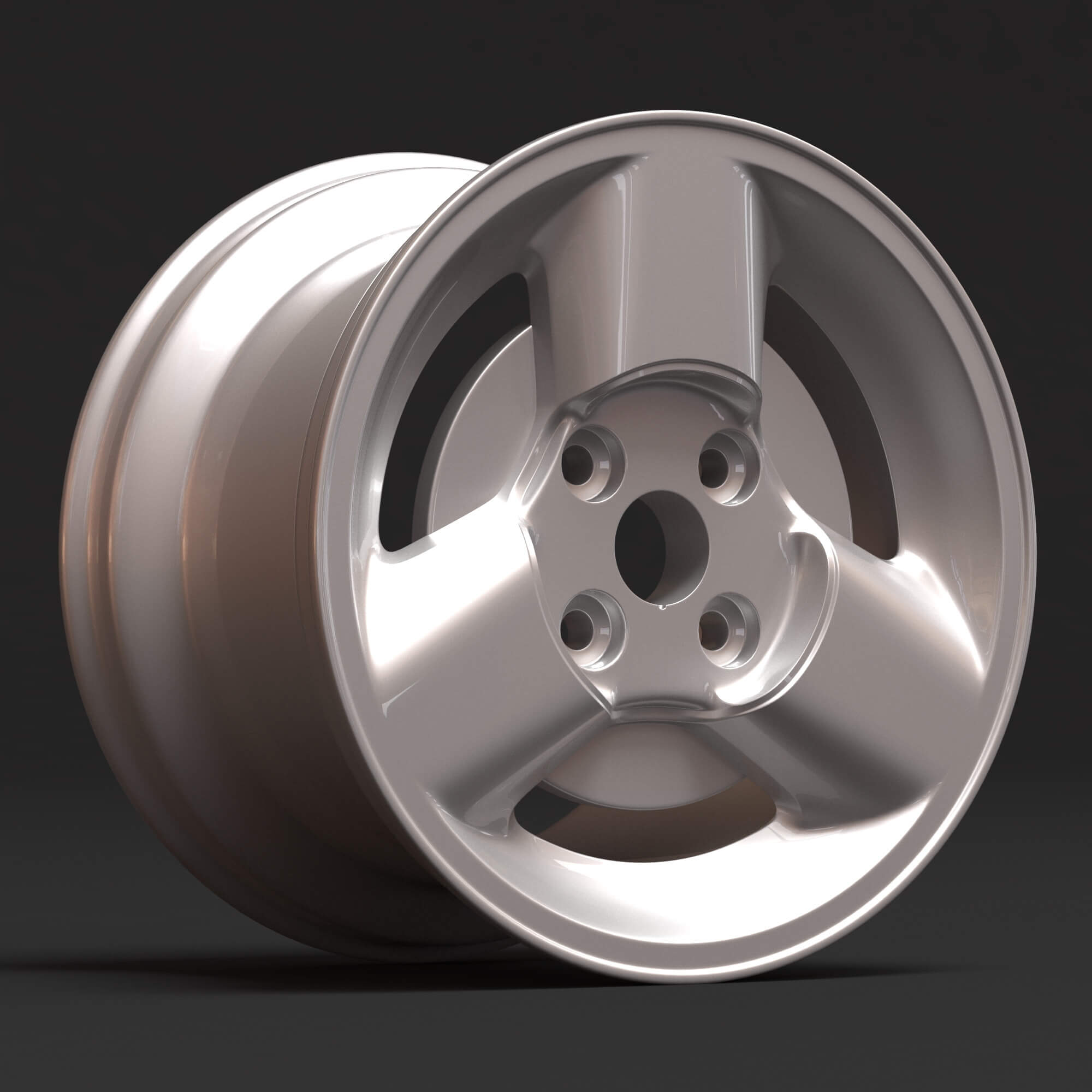 Fiesta Mkiii RS Turbo Wheel Printable - 3D Print Model by bayazoff
