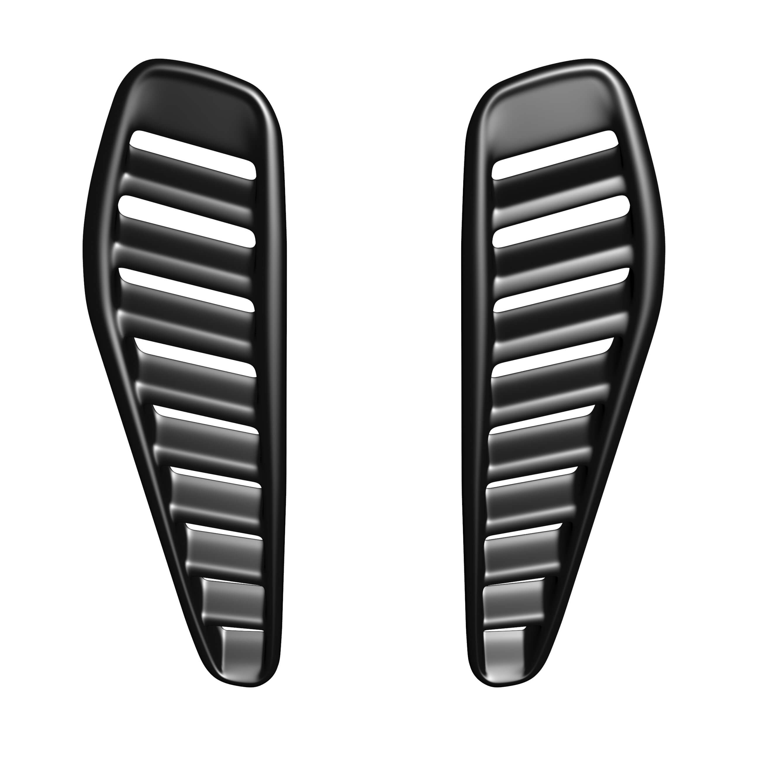 Fiesta Turbo Bonnet Vents - 3D Model by bayazoff