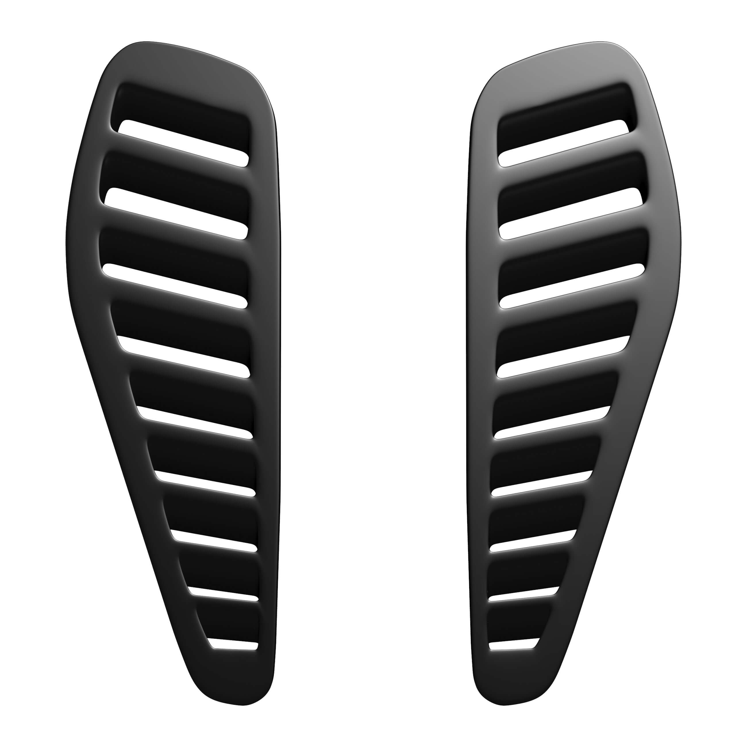 Fiesta Turbo Bonnet Vents - 3D Model by bayazoff