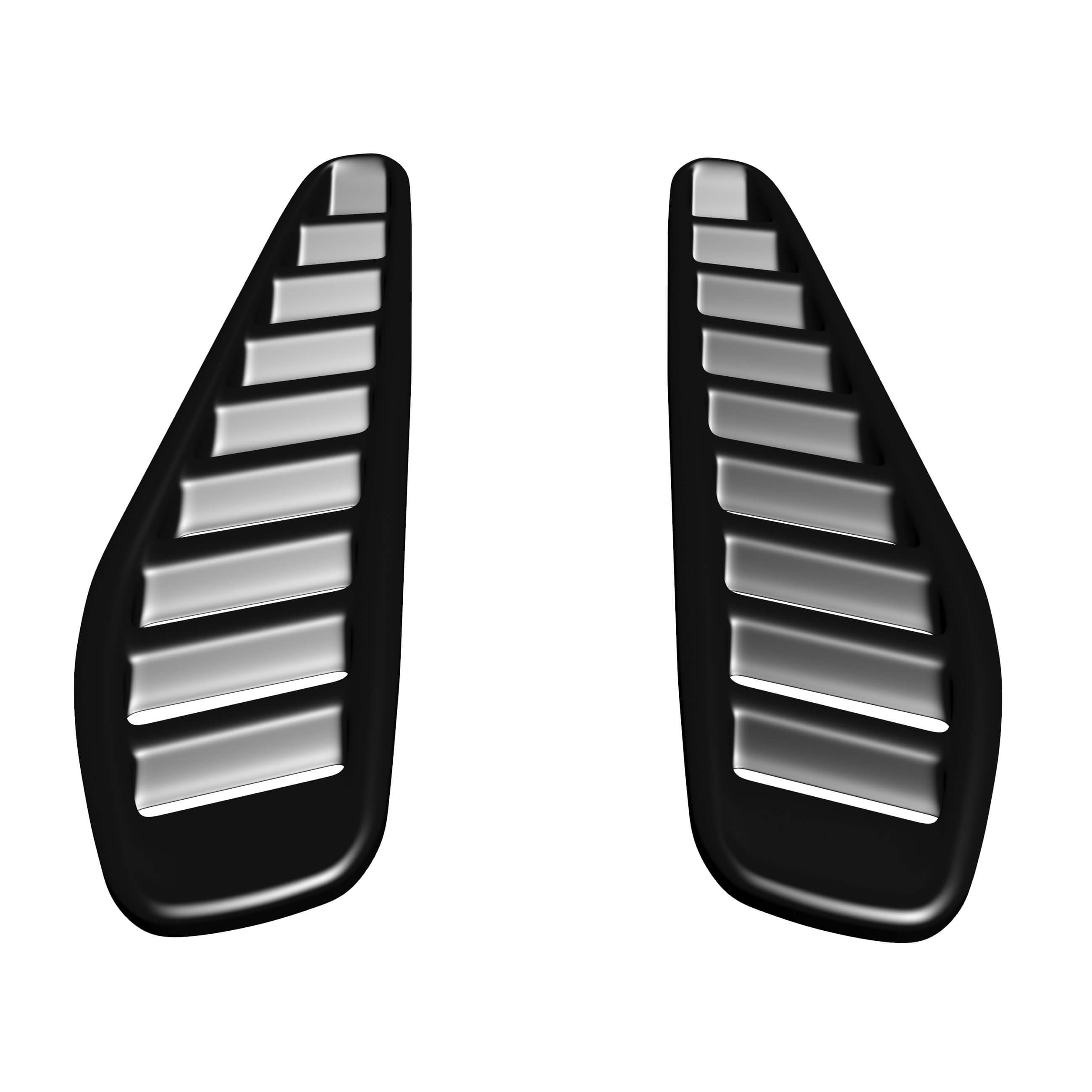 Fiesta Turbo Bonnet Vents - 3D Model by bayazoff