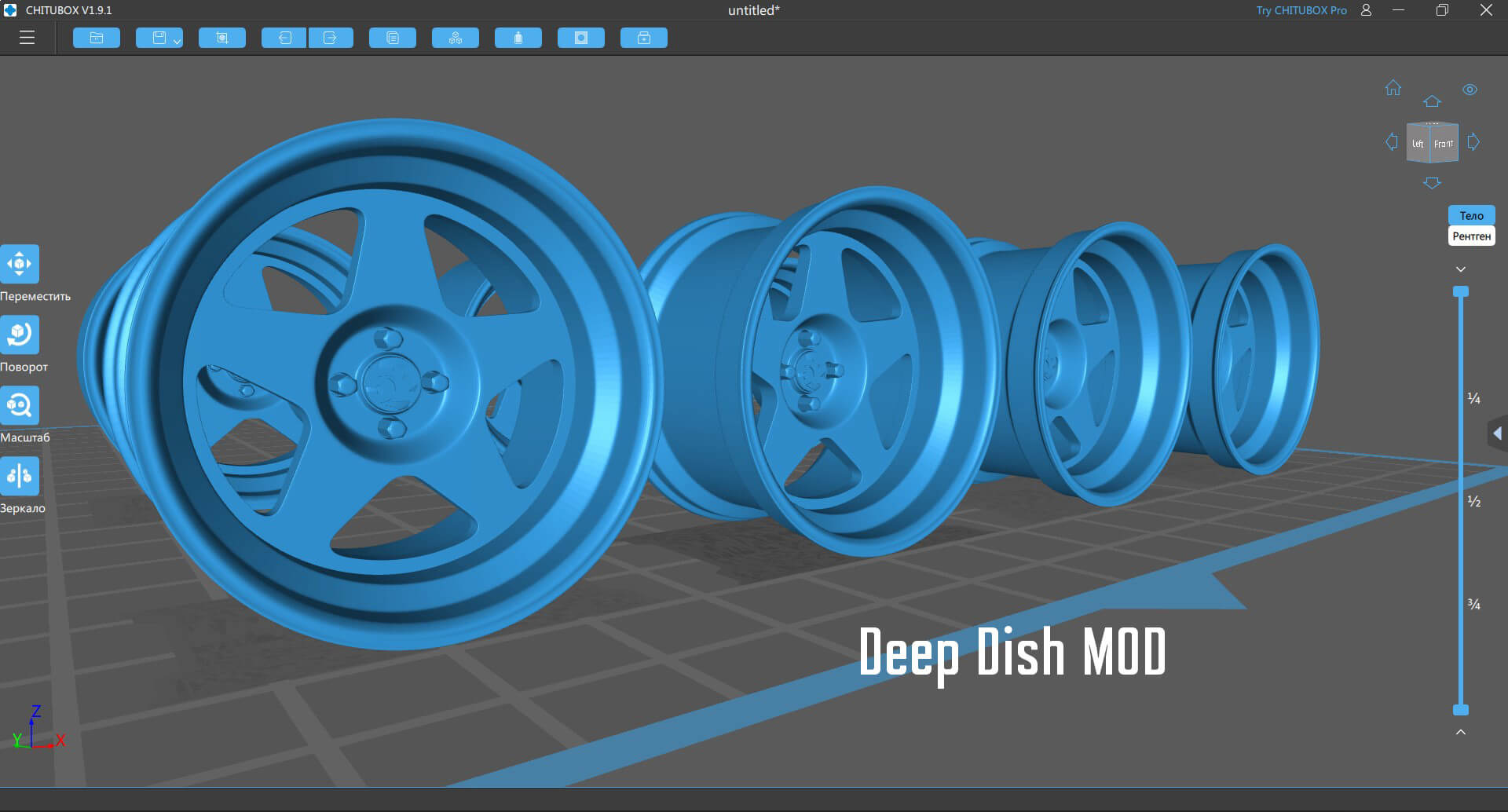 Fifteen52 Tarmac Three Versions Printable - 3D Model by bayazoff