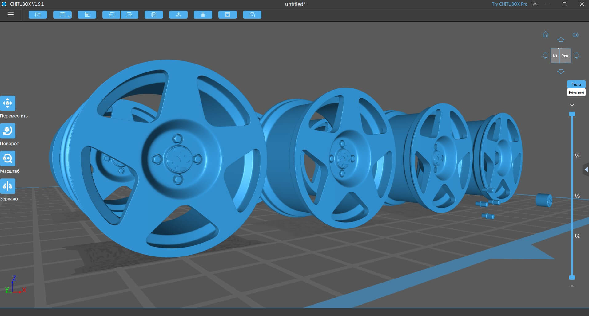 Fifteen52 Tarmac Three Versions Printable - 3D Model by bayazoff