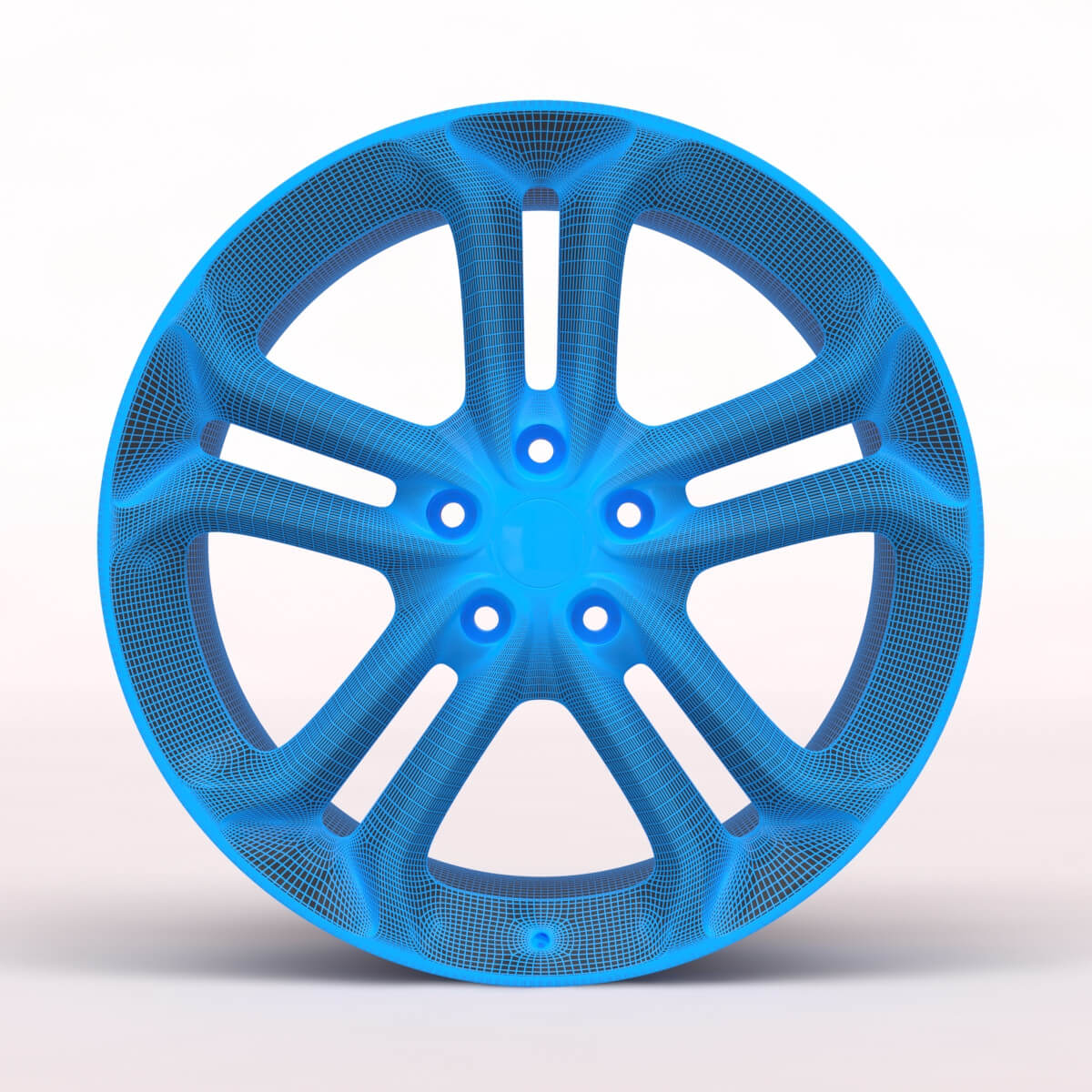Focus MK3 St 250 Alloy Wheel - 3D Model by bayazoff