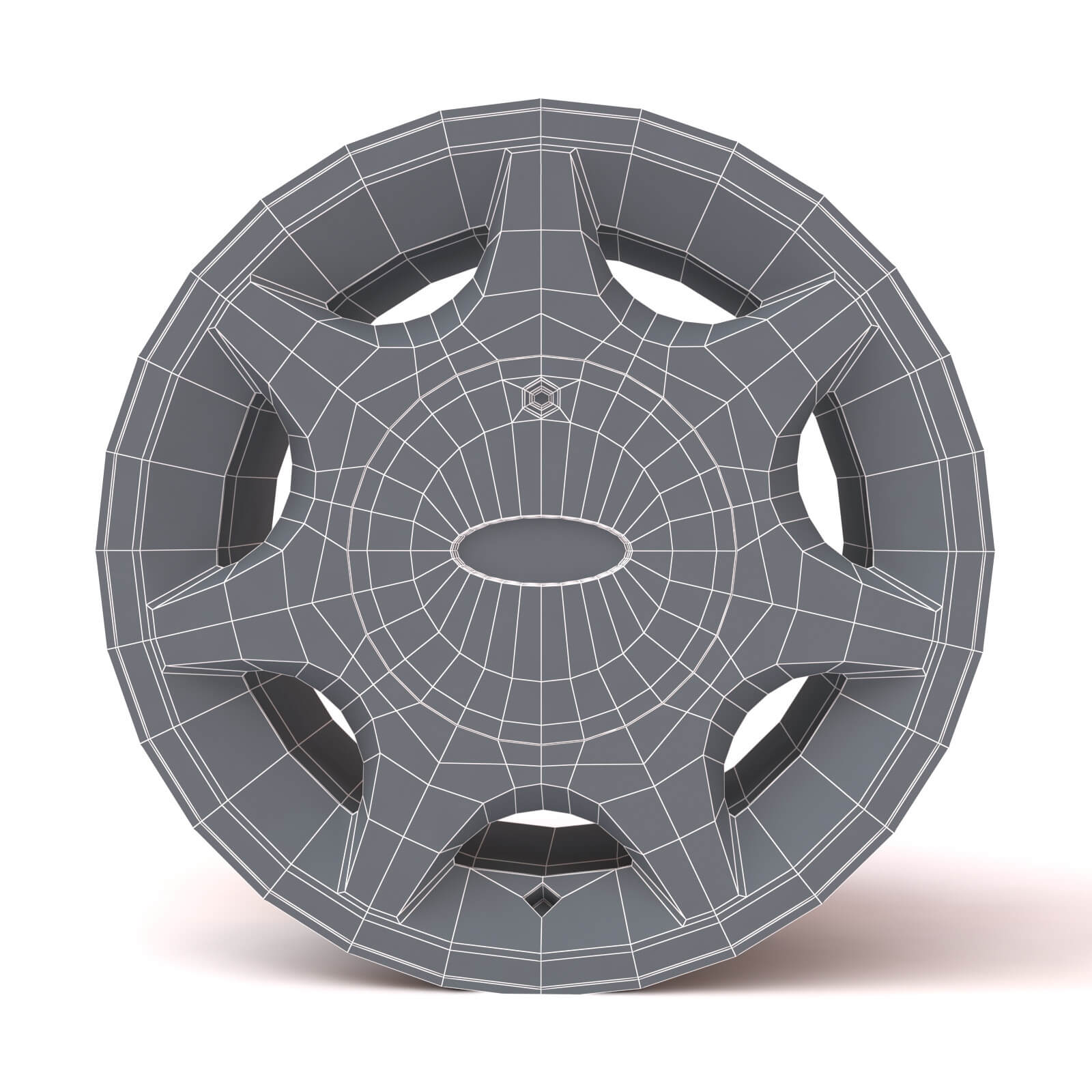 Ford Capri 7 Spokes Alloy Rim Printaable - 3D Model by bayazoff