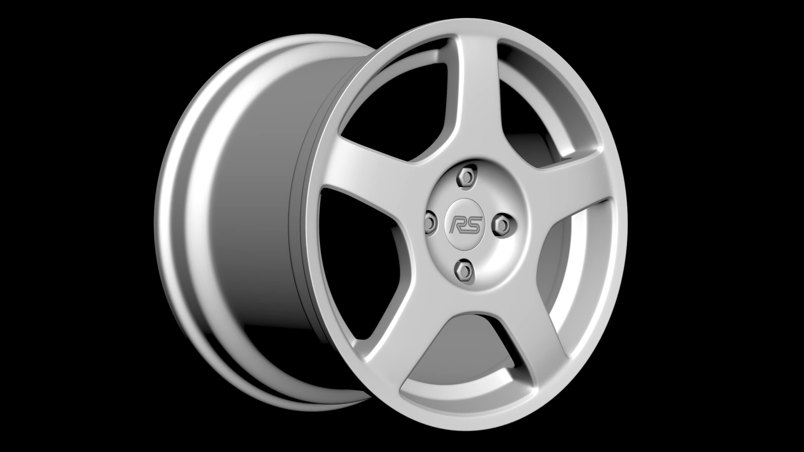 Ford Focus Mk1 RS Wheel - 3D Model by bayazoff