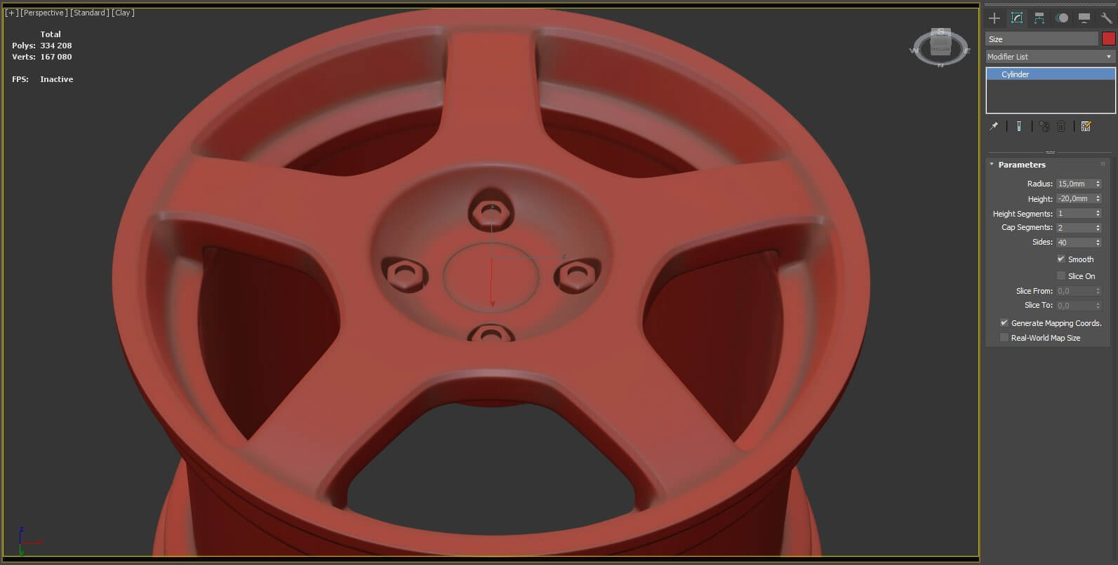 Ford Focus Mk1 RS Wheel - 3D Model by bayazoff