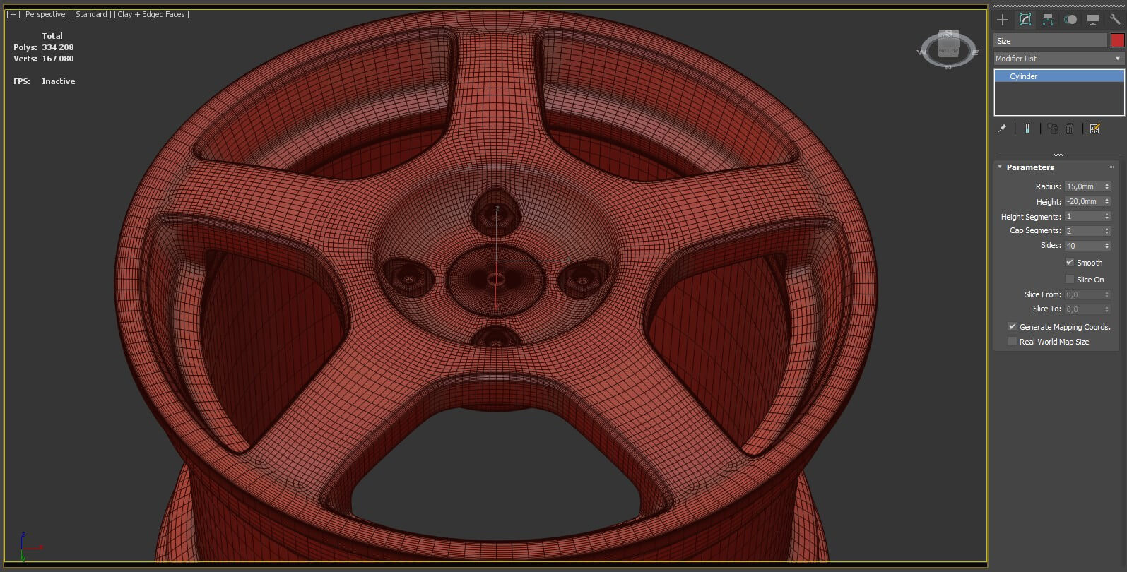 Ford Focus Mk1 RS Wheel - 3D Model by bayazoff