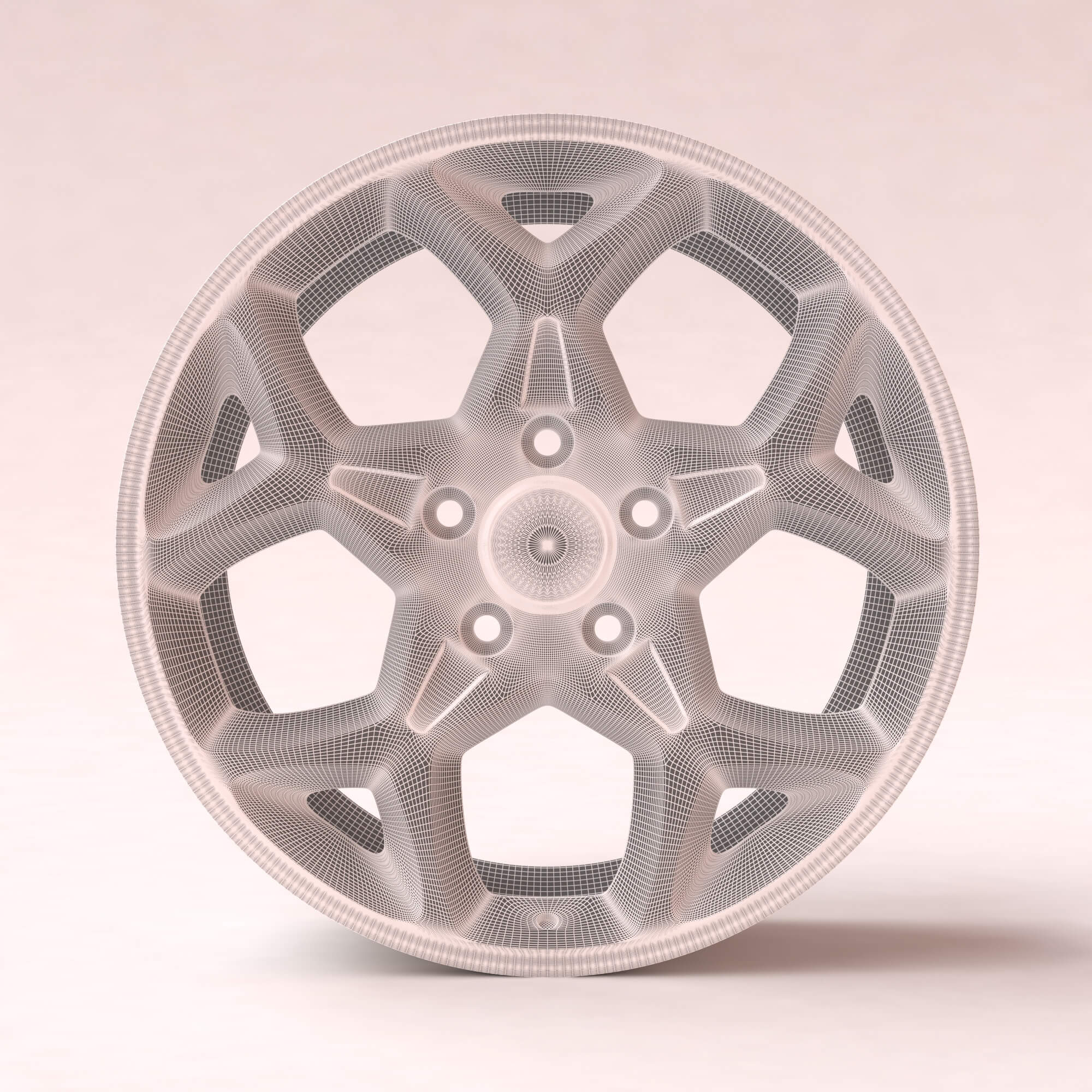 Ford Rim Printable - 3D Model by bayazoff