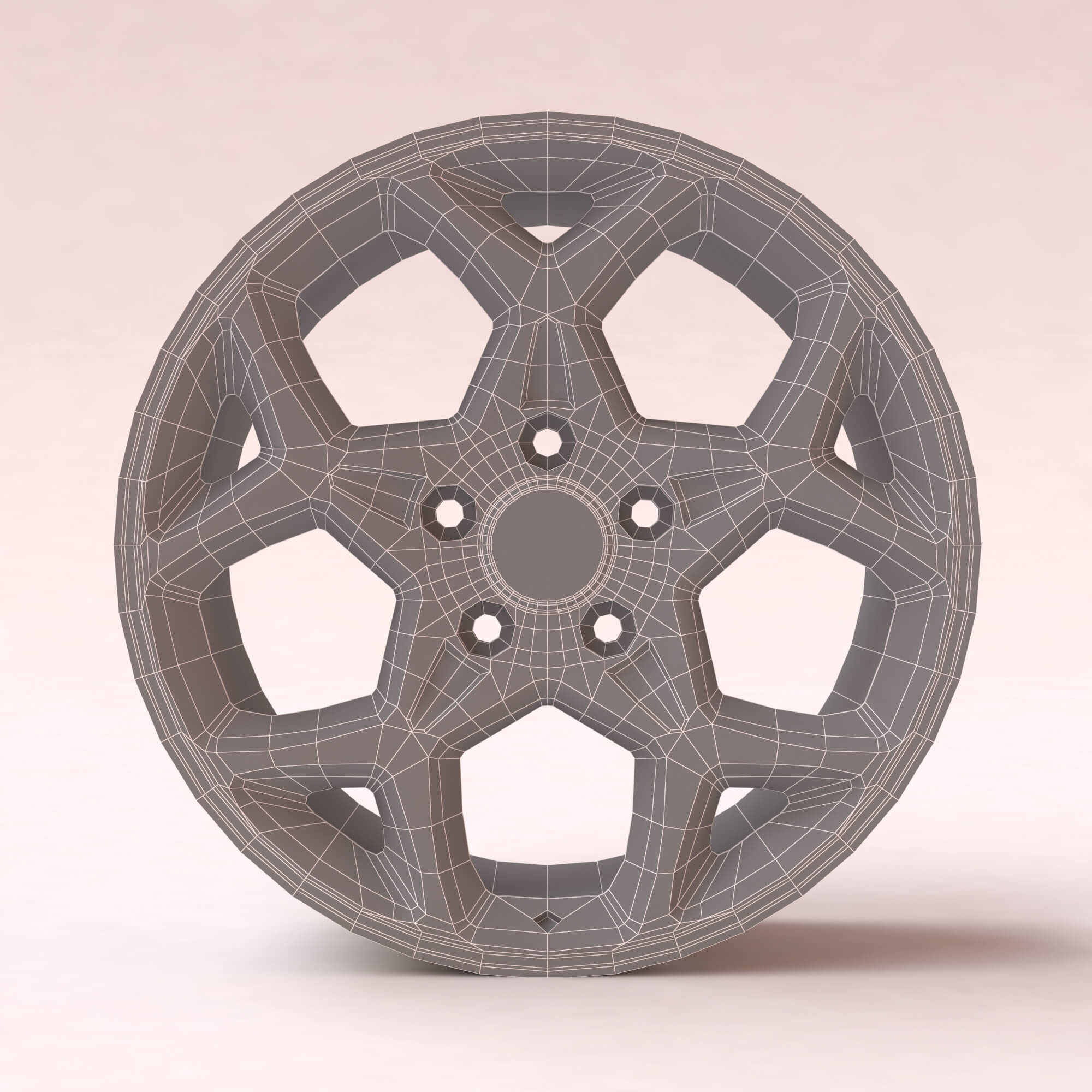 Ford Rim Printable - 3D Model by bayazoff