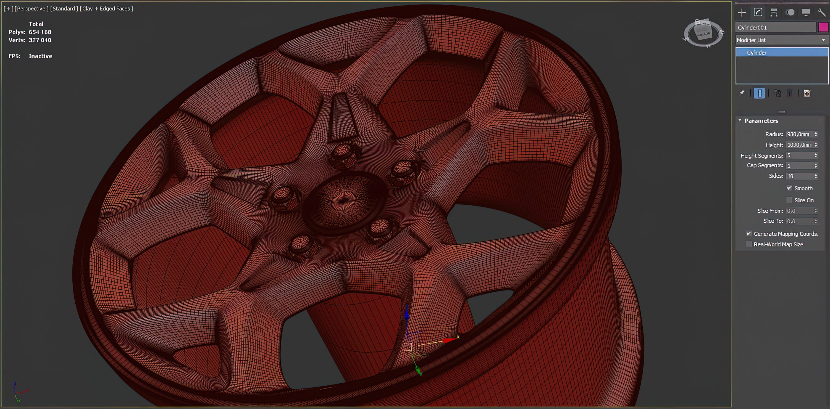 Ford Rim Printable - 3D Model by bayazoff