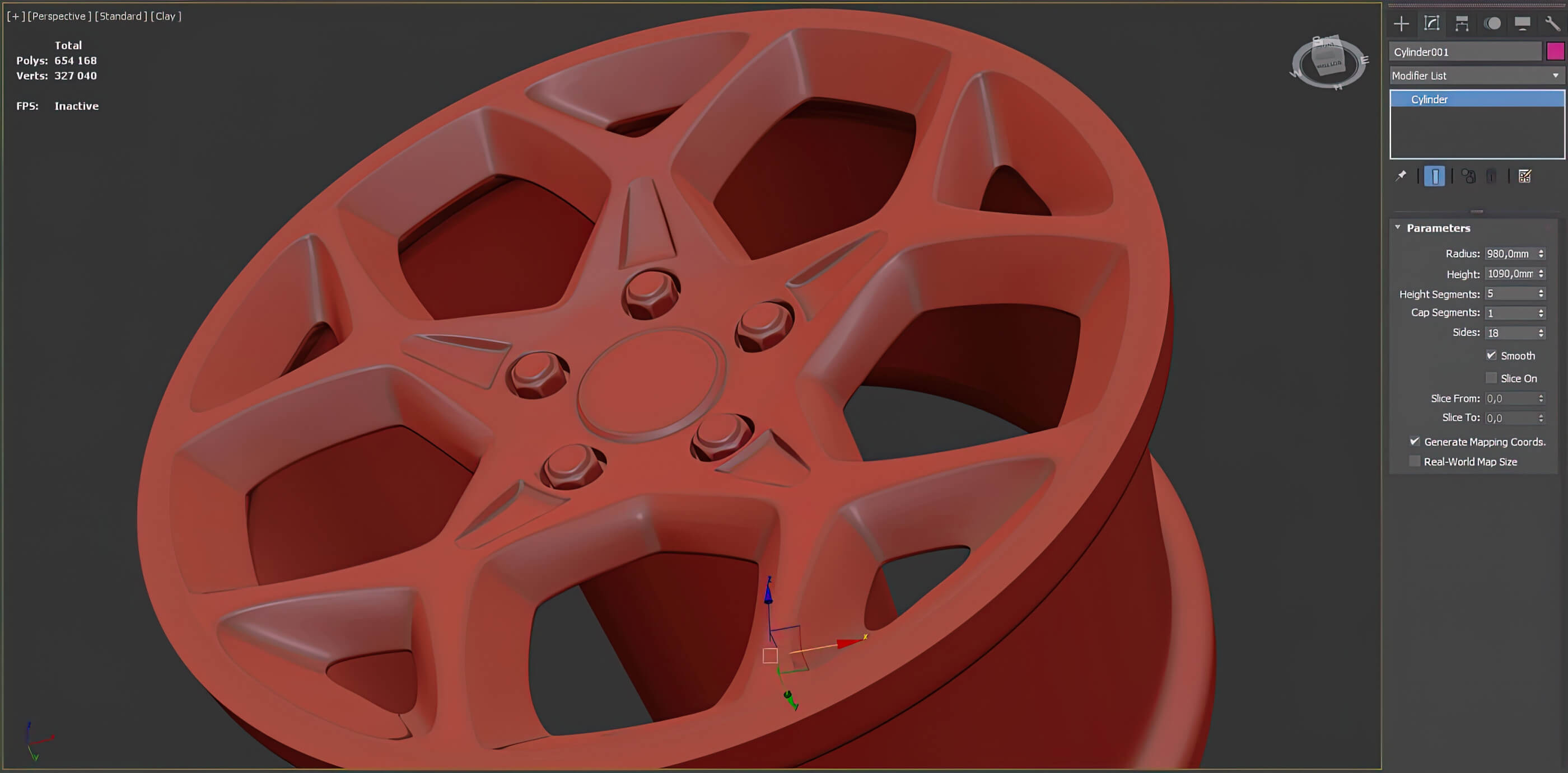 Ford Rim Printable - 3D Model by bayazoff