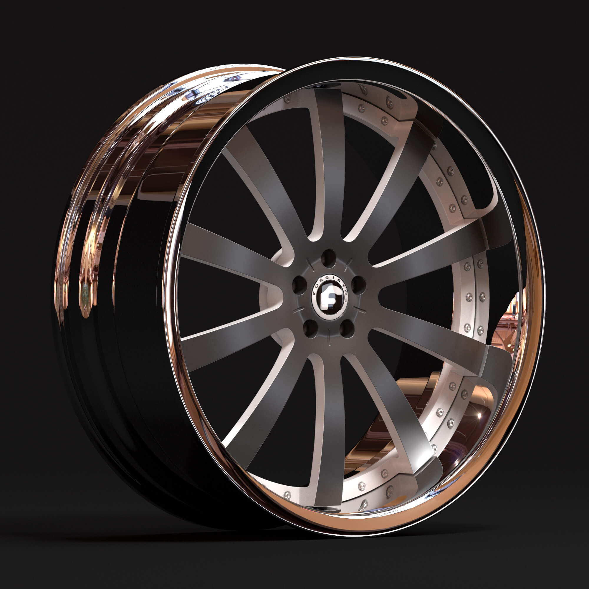 Forgiato Concavo - 3D Print Model by bayazoff