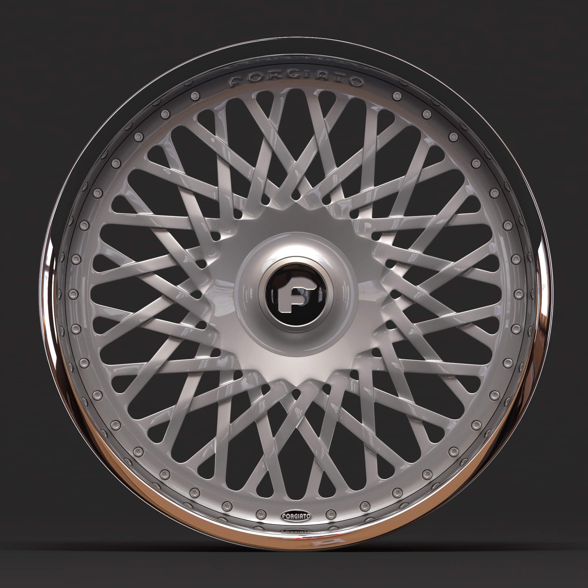 Forgiato Tessuto Rim - 3D Model by bayazoff