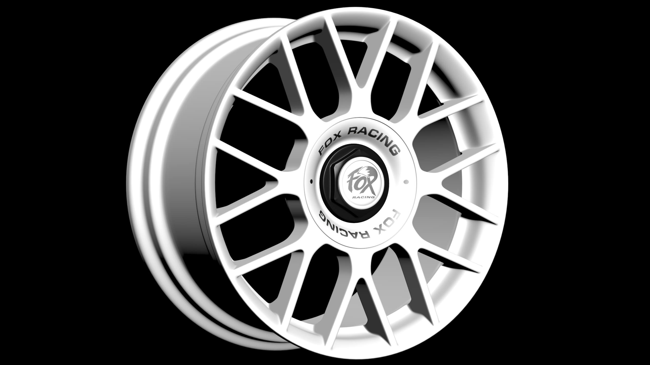 FOX RACING F 4 Wheels - 3D Model by bayazoff