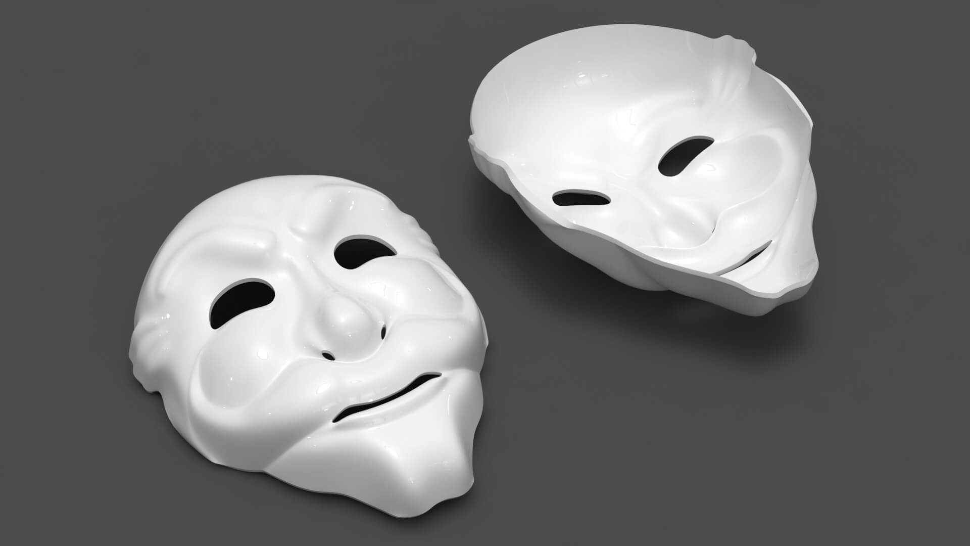 Fsociety Mask - 3D Print Model by bayazoff