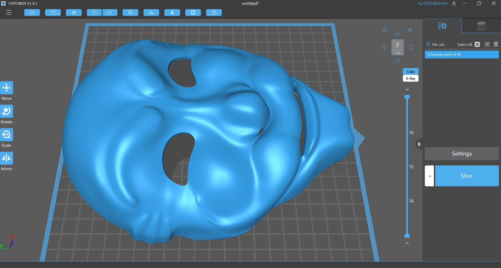 Fsociety Mask - 3D Print Model by bayazoff