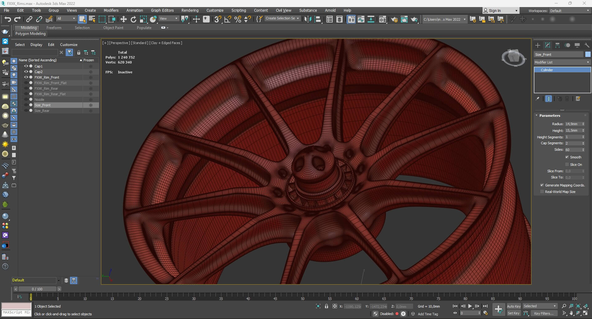 FXXK Rims Printable - 3D Model by bayazoff