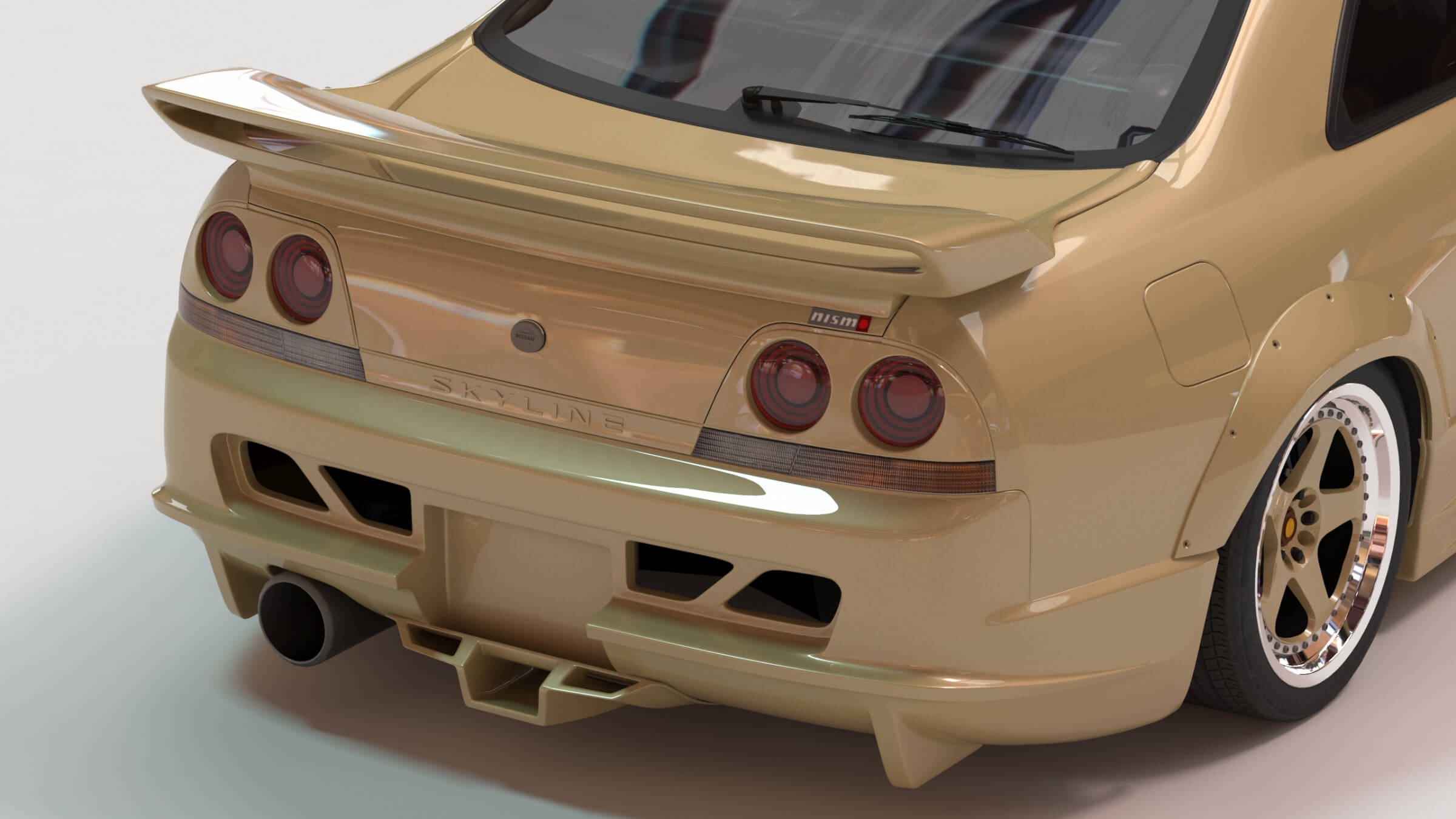 R33 Abflug Kit 3D Render, Digital Art by bayazoff