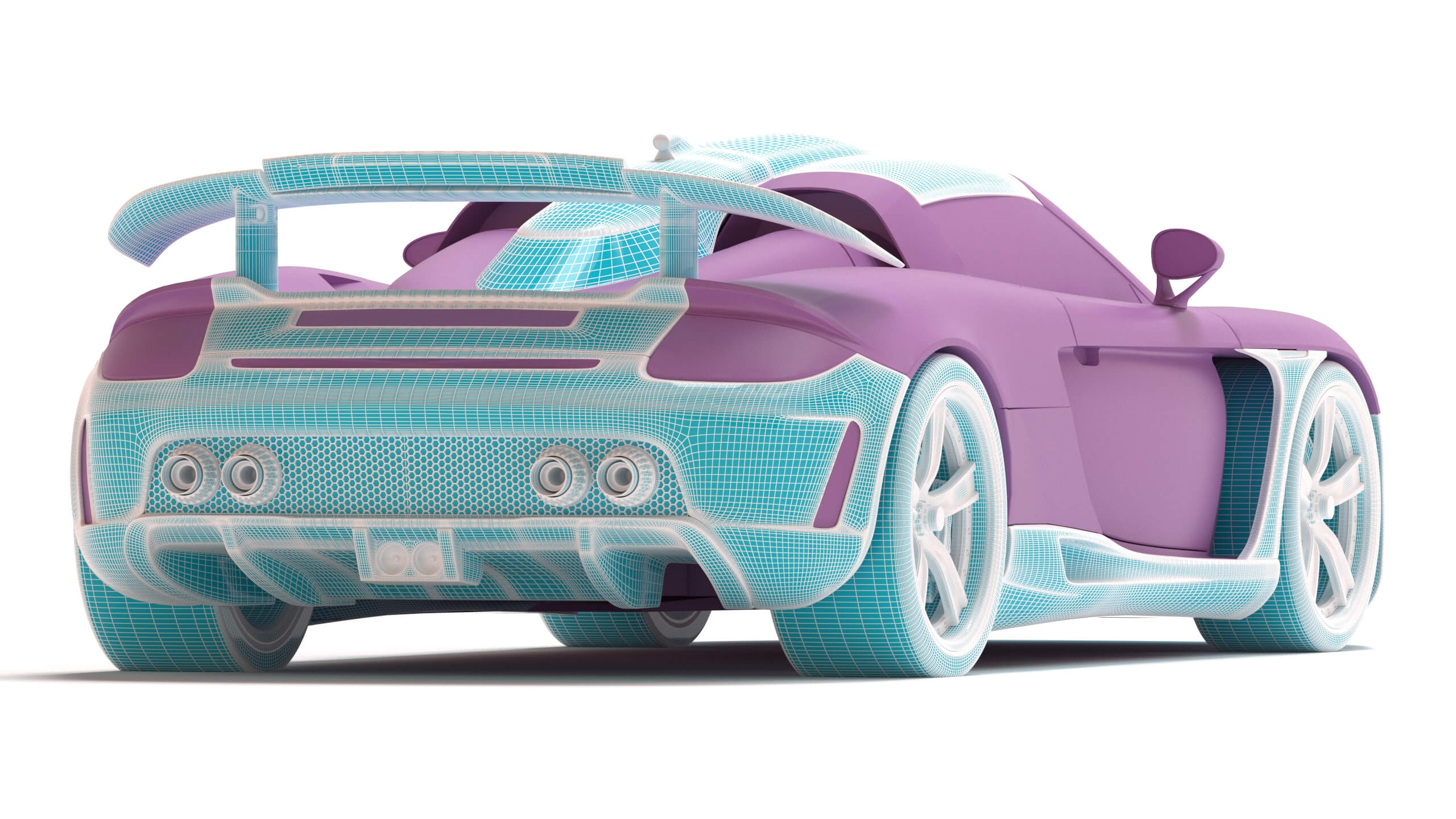 Gemballa Mirage GT Kit - 3D Model by bayazoff