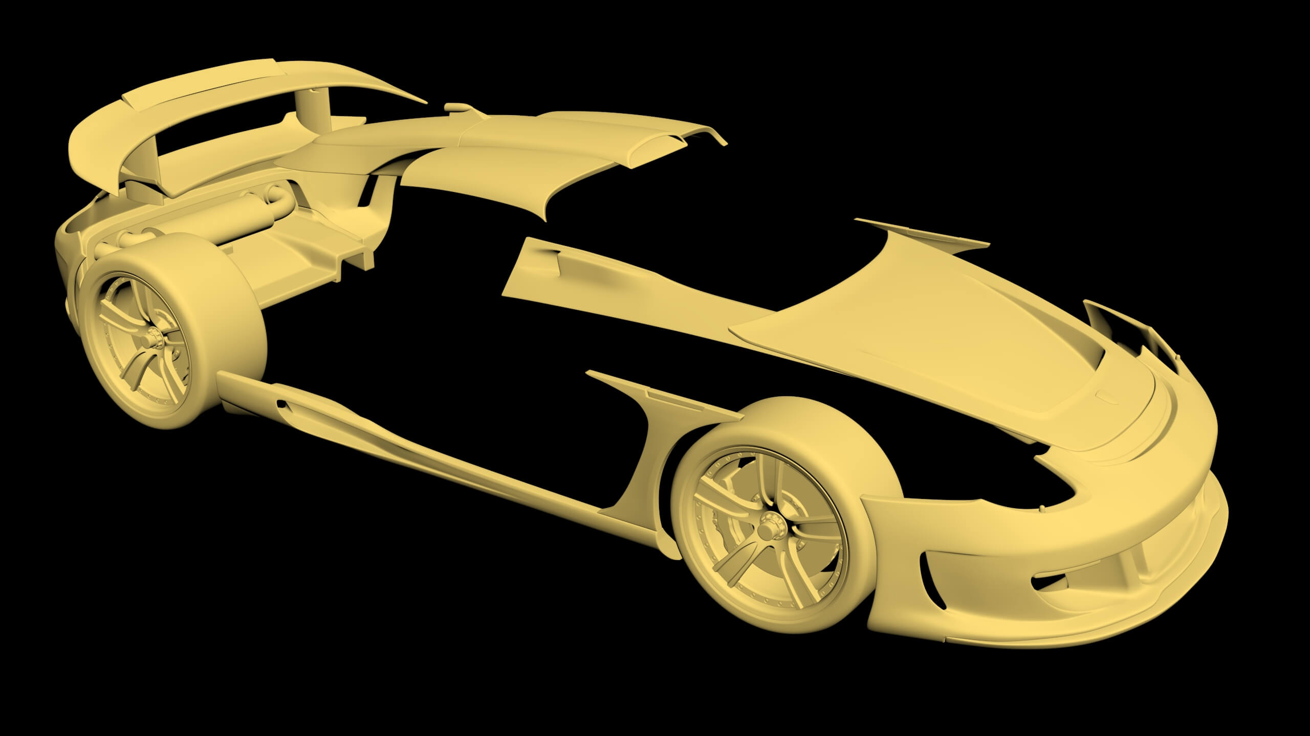 Gemballa Mirage GT Kit - 3D Model by bayazoff