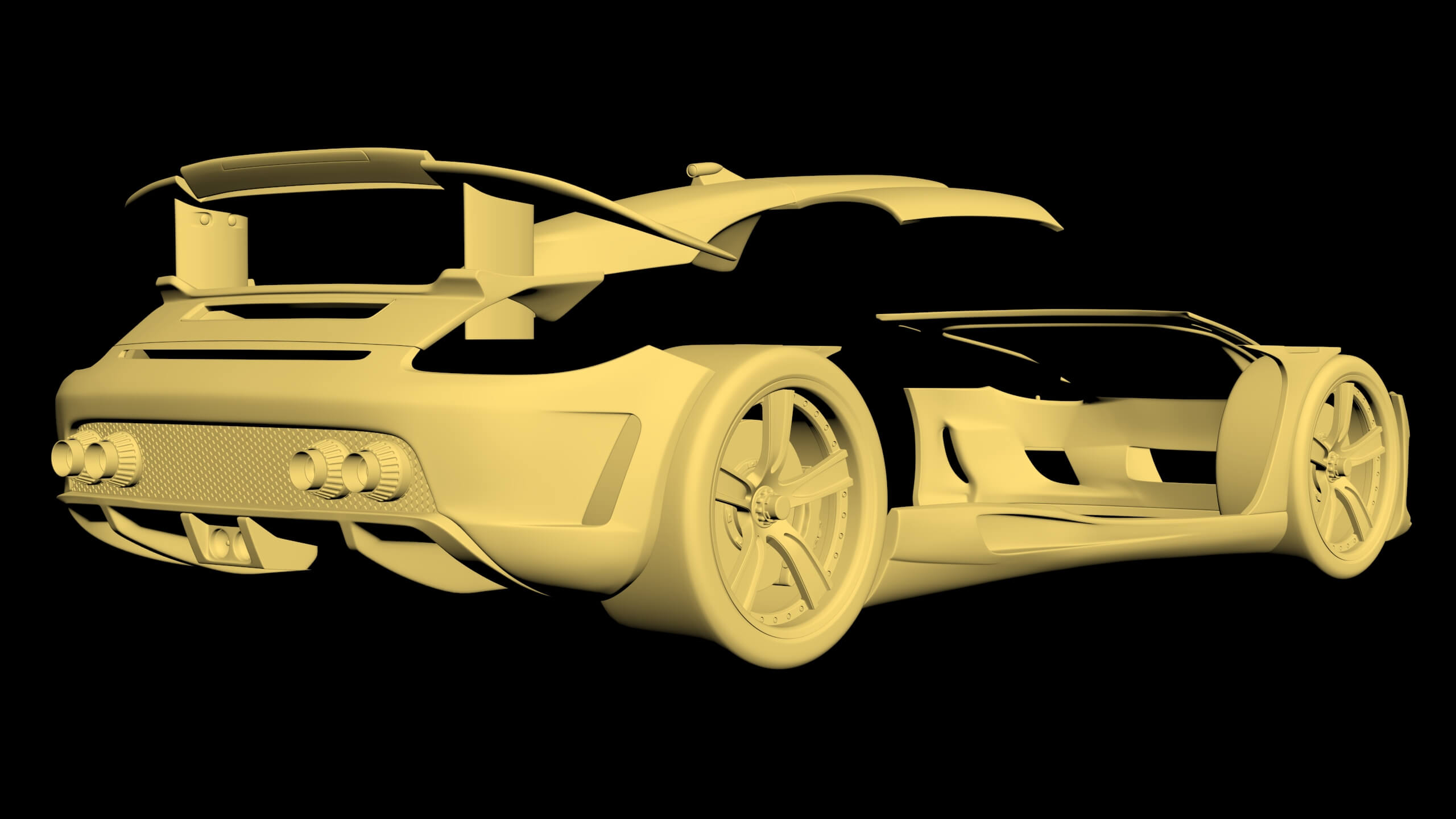 Gemballa Mirage GT Kit - 3D Model by bayazoff