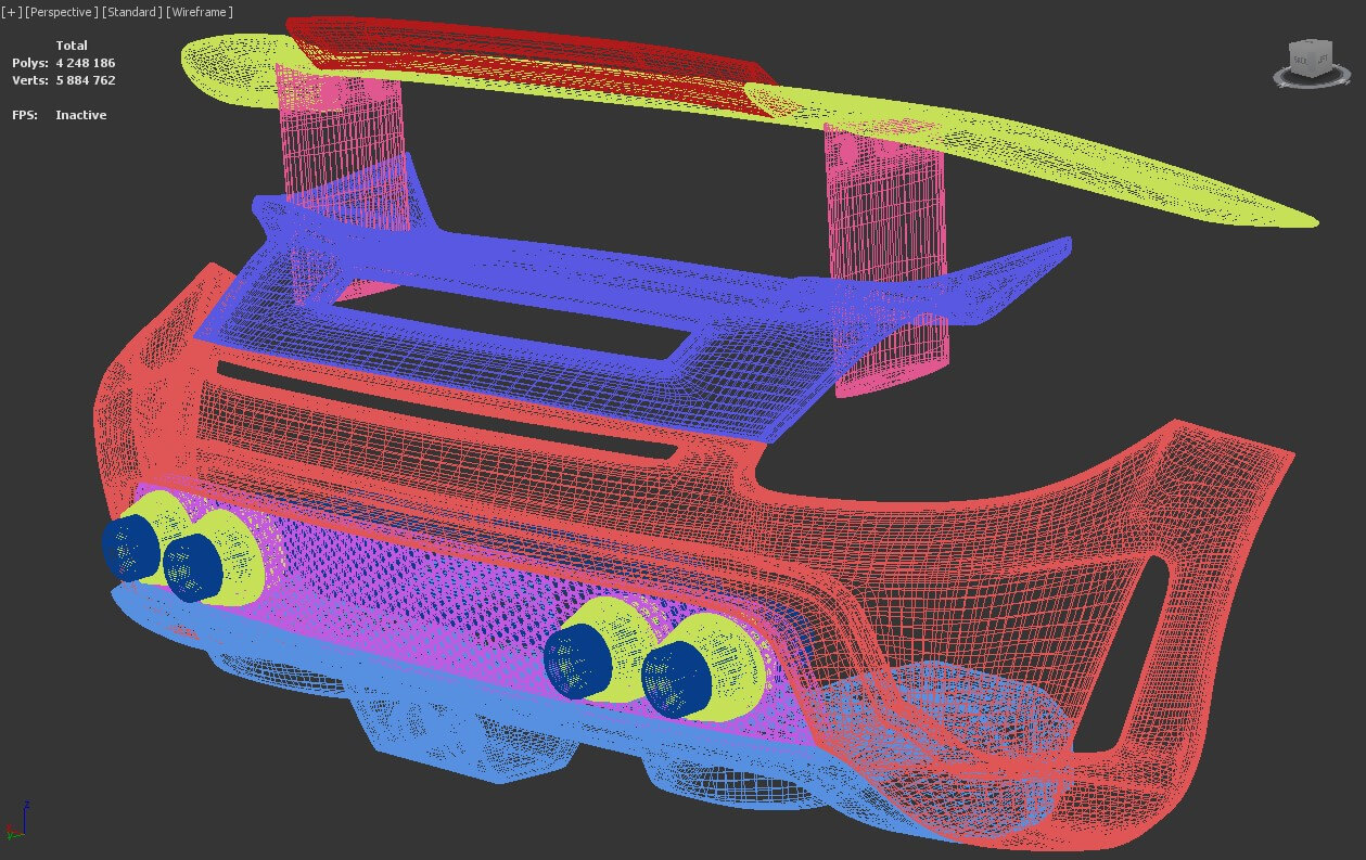 Gemballa Mirage GT Kit - 3D Model by bayazoff