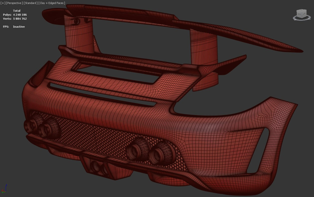 Gemballa Mirage GT Kit - 3D Model by bayazoff