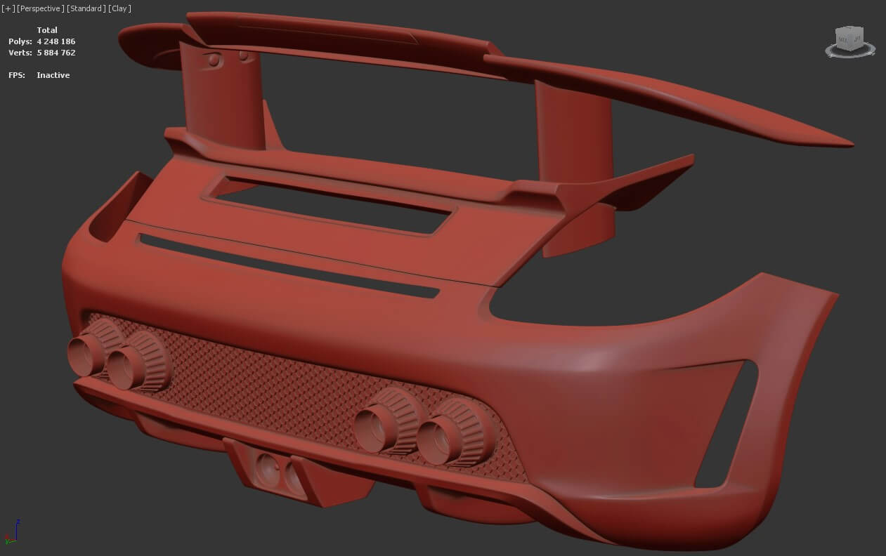 Gemballa Mirage GT Kit - 3D Model by bayazoff