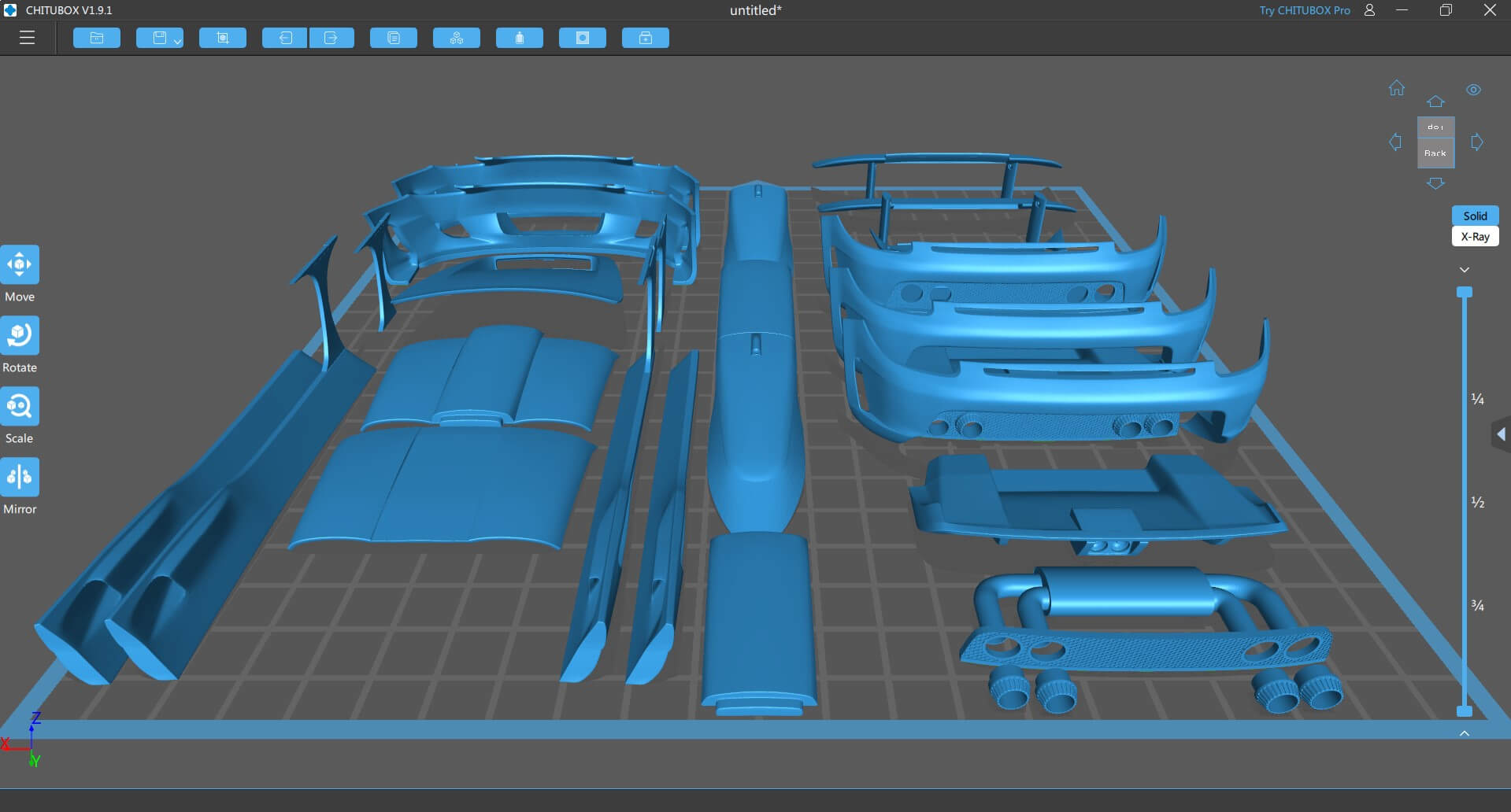 Gemballa Mirage GT Kit - 3D Model by bayazoff