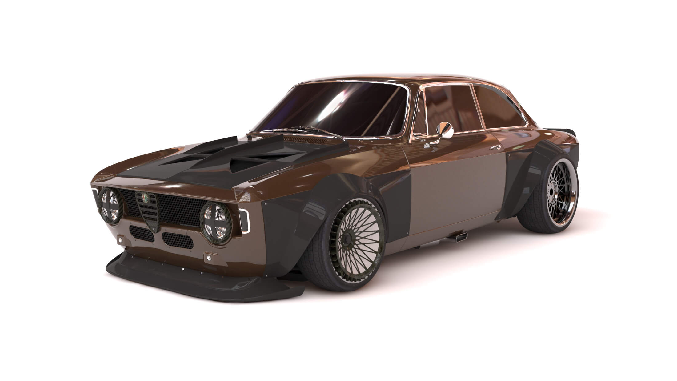 Giulia GTA Ks Wide Body Kit - 3D Print Model by bayazoff