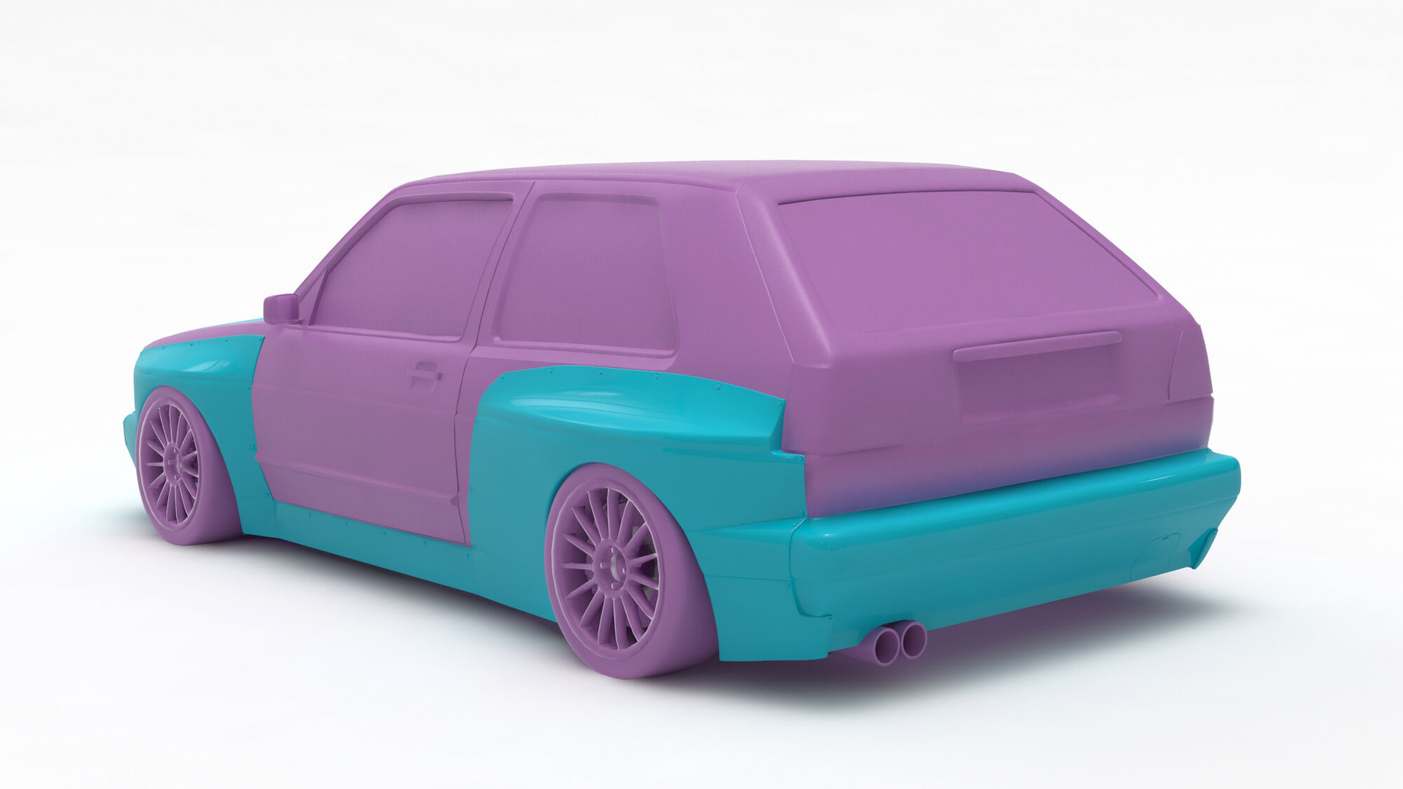 Golf 2 Pandem Print Kit - 3D Model by bayazoff