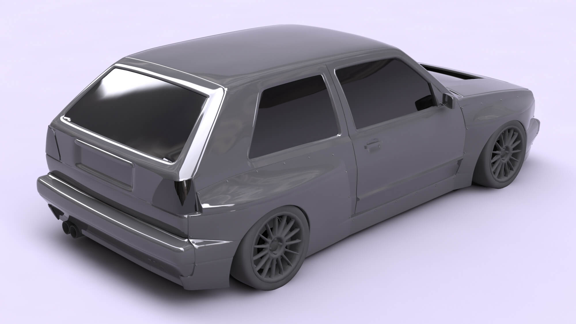 Golf 2 Pandem Print Kit - 3D Model by bayazoff