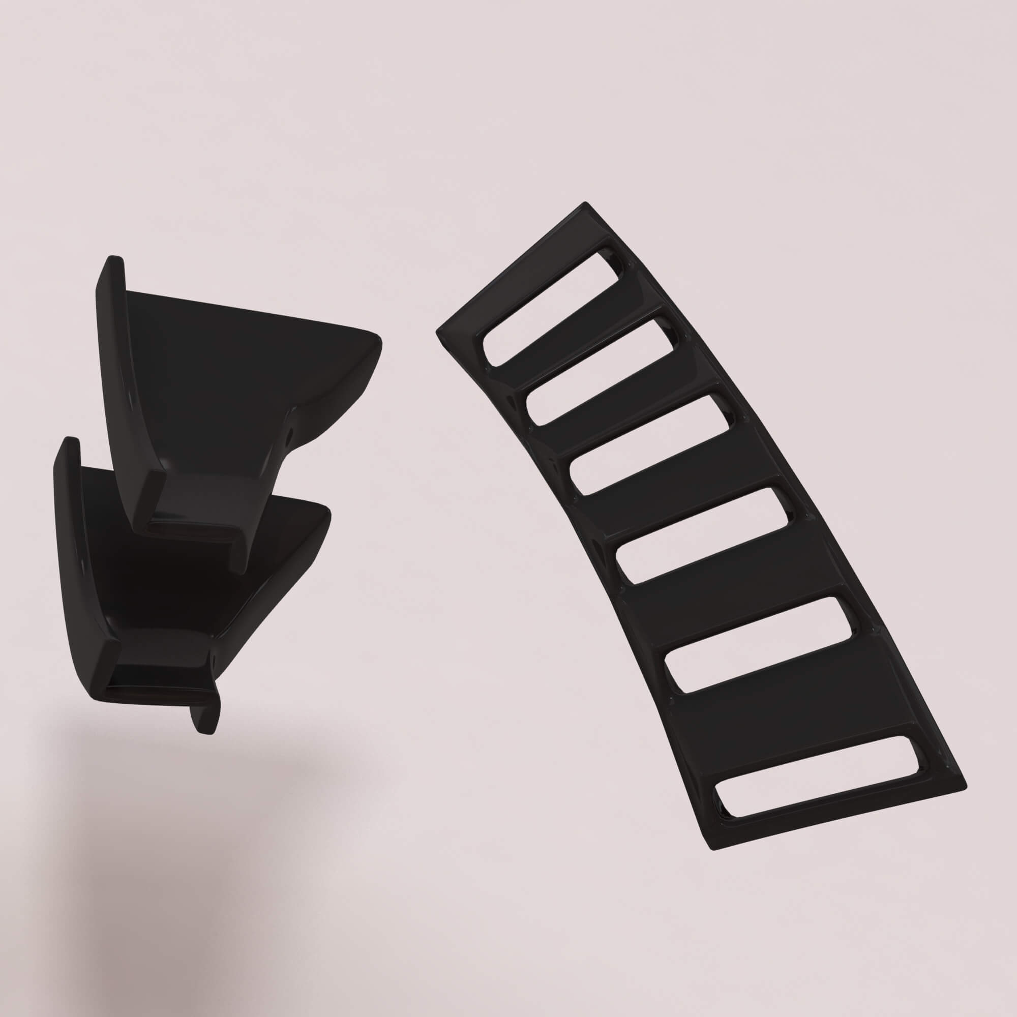 GT-R Lb Front Fender Vents Aero Free 3D Model by bayazoff